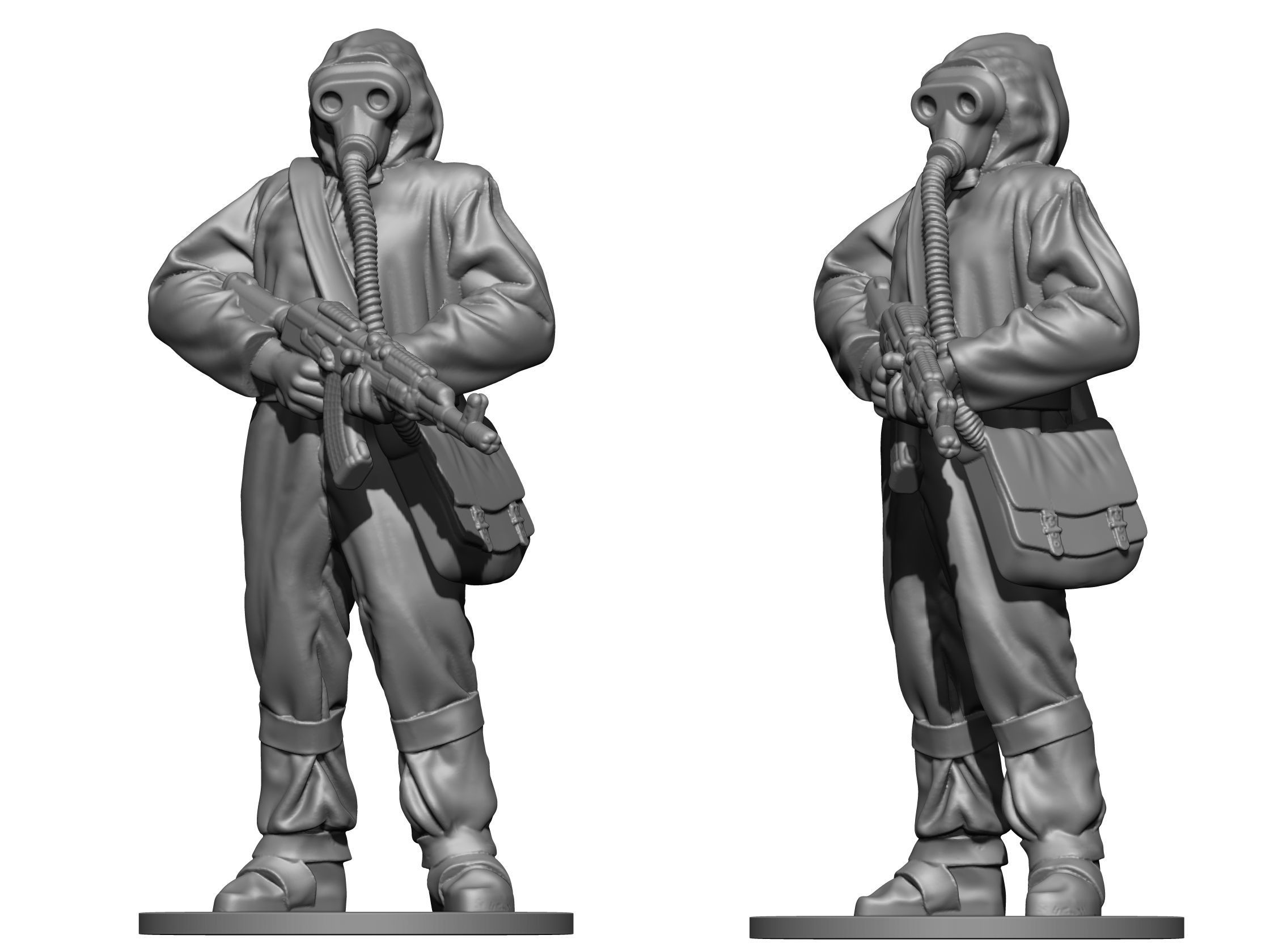 Hazmat suit 3D model 3D printable | CGTrader