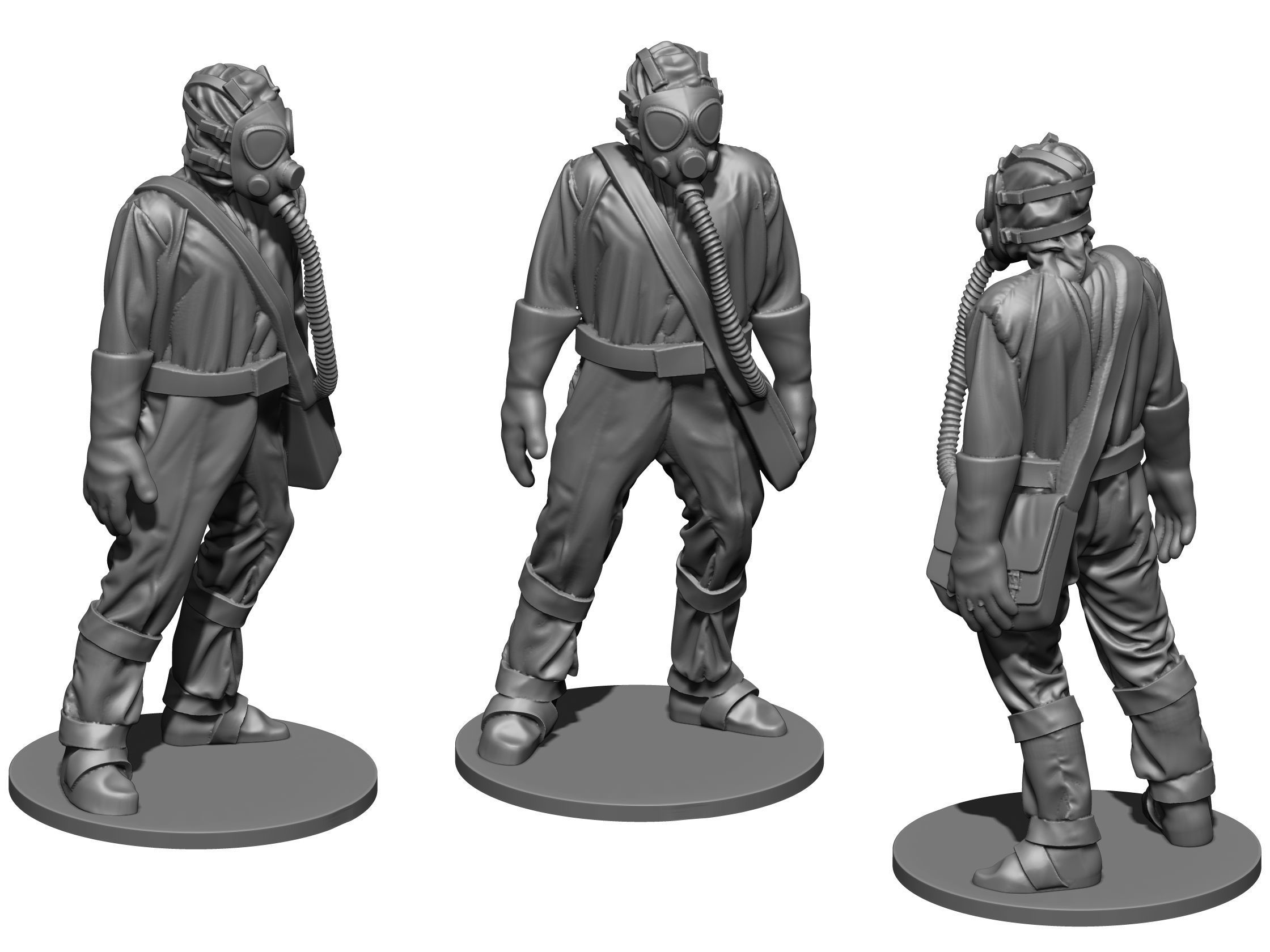 Hazmat suit 3D model 3D printable | CGTrader