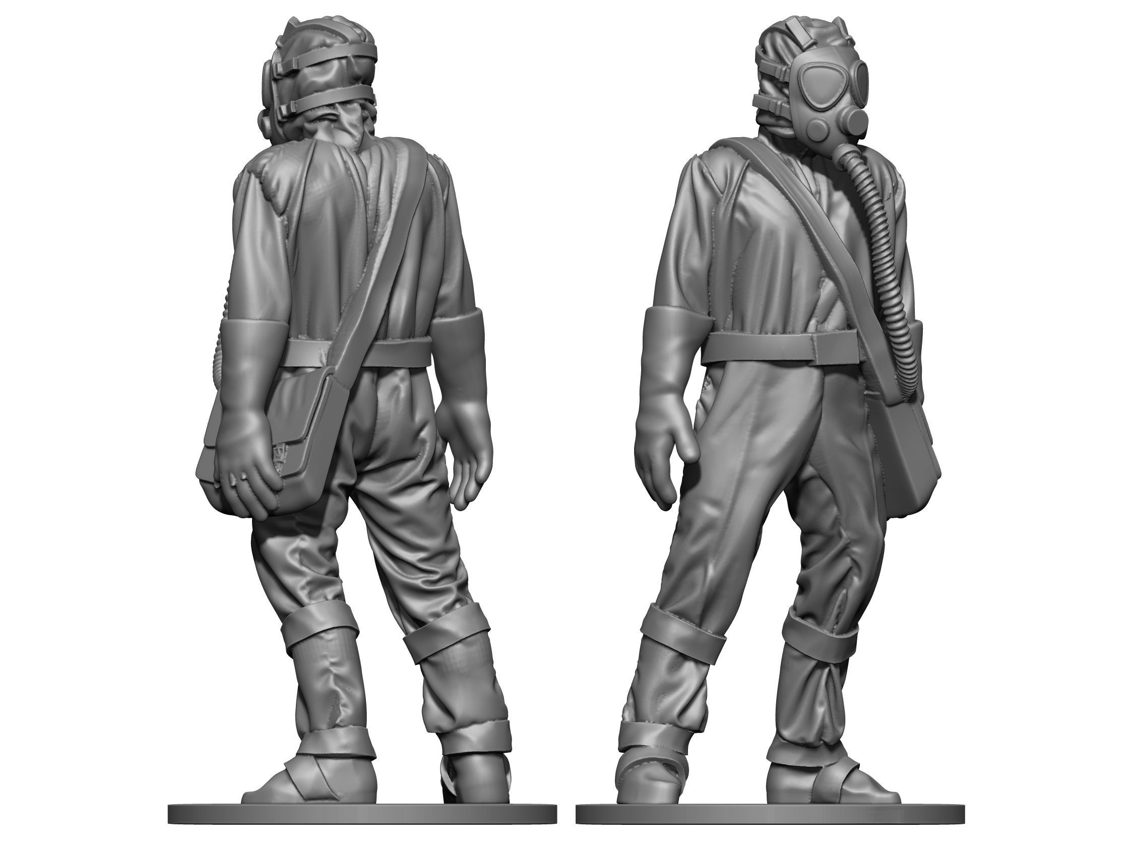 Hazmat suit 3D model 3D printable | CGTrader