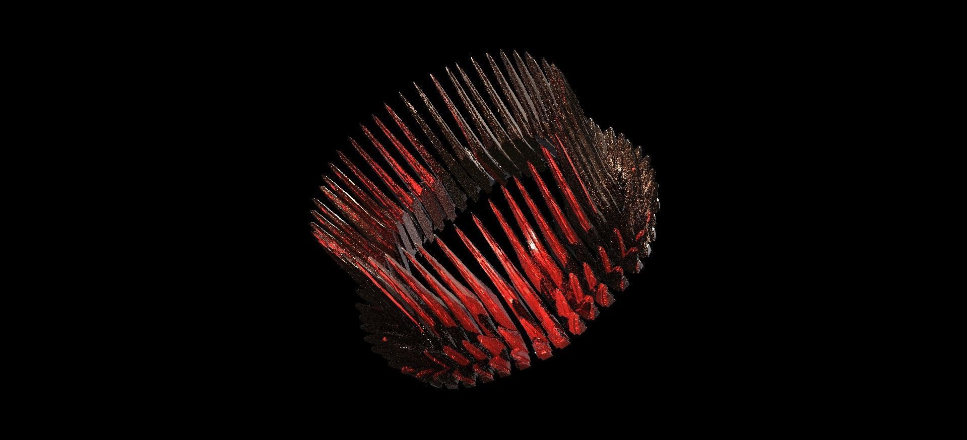 Spiked Vortex Crown 1 3D model | CGTrader