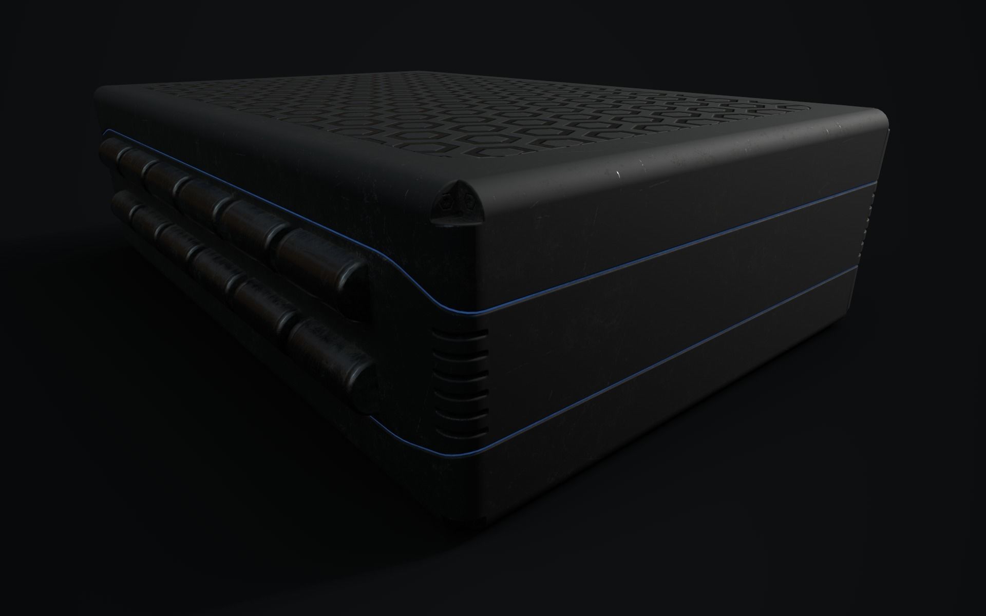 Futuristic Briefcase free VR / AR / low-poly 3D model | CGTrader