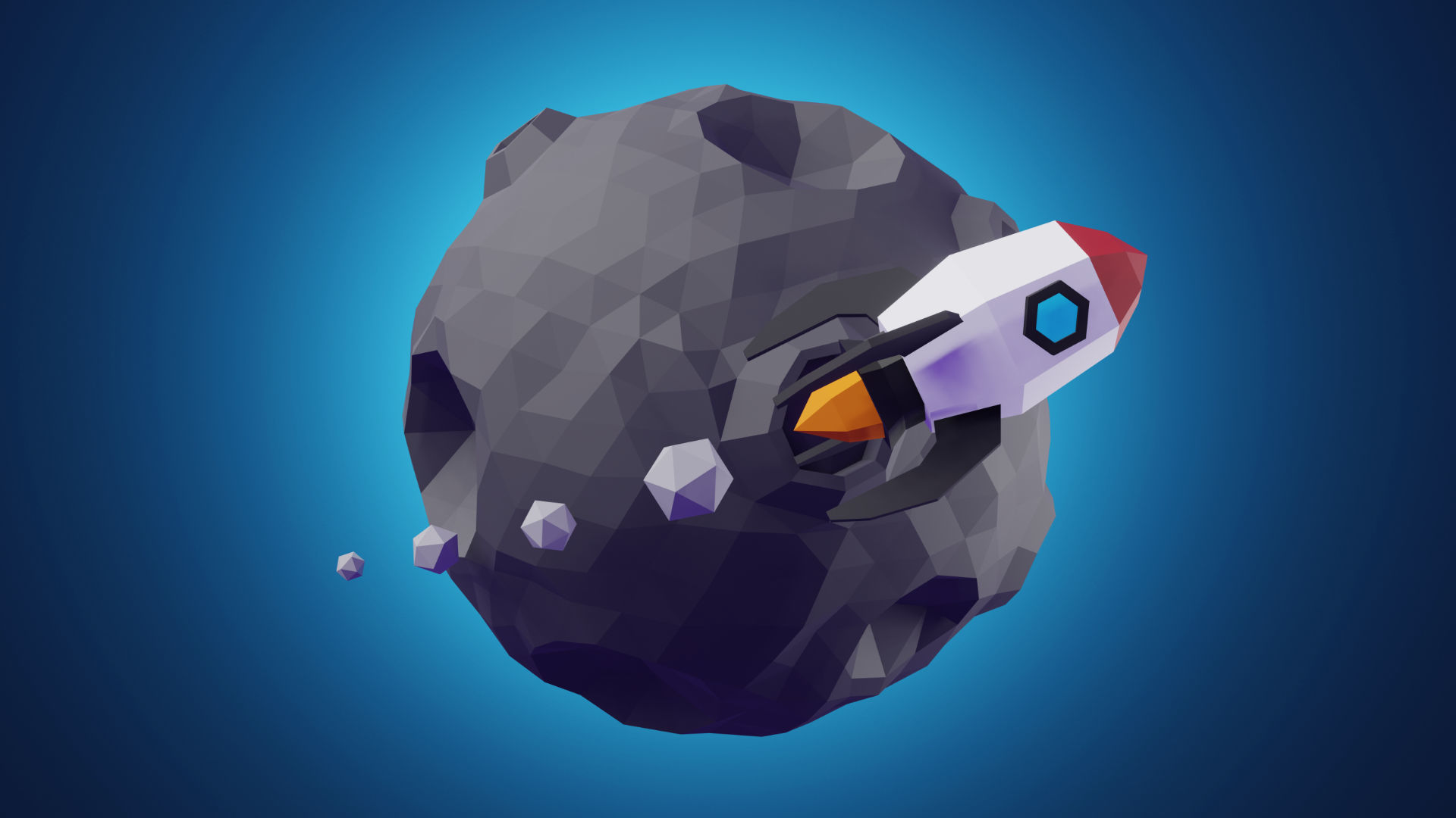 3D model 11 Lowpoly Planets VR / AR / low-poly | CGTrader