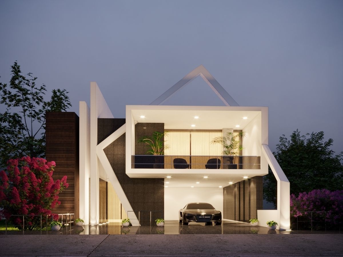 Forest House - villa 3D model free 3D model | CGTrader