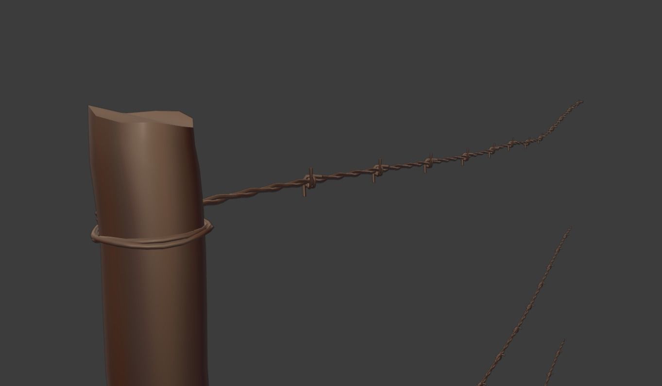 3D model Barbed Wire VR / AR / low-poly | CGTrader