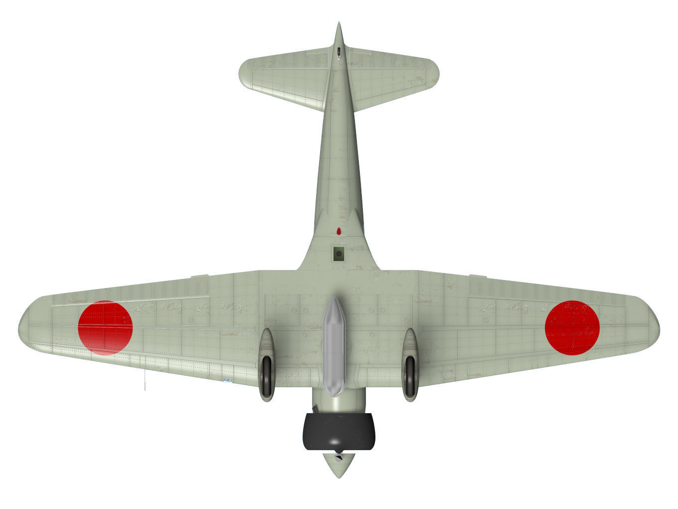 Mitsubishi Ki15 Babs 3D model | CGTrader