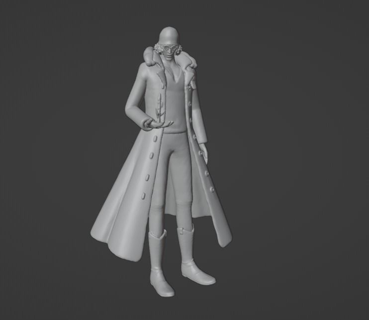 one piece aokiji kuzan 3D model 3D printable | CGTrader