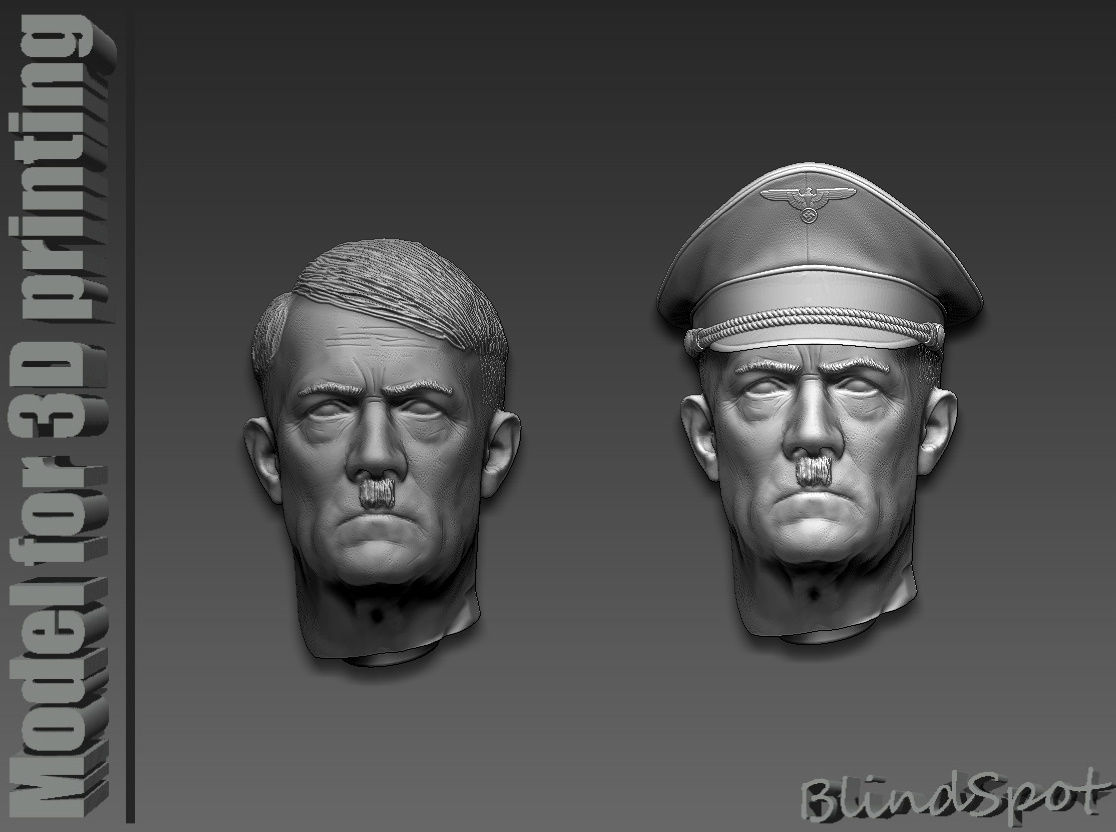Adolf Hitler 3D model 3D printable | CGTrader