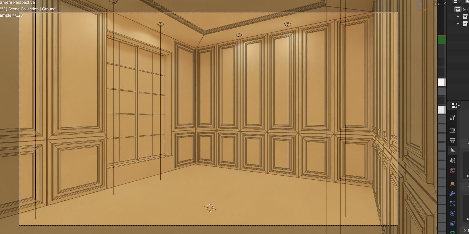 3D model Ready to Use Photo-Realistic Empty Room in Blender and UE5 VR ...