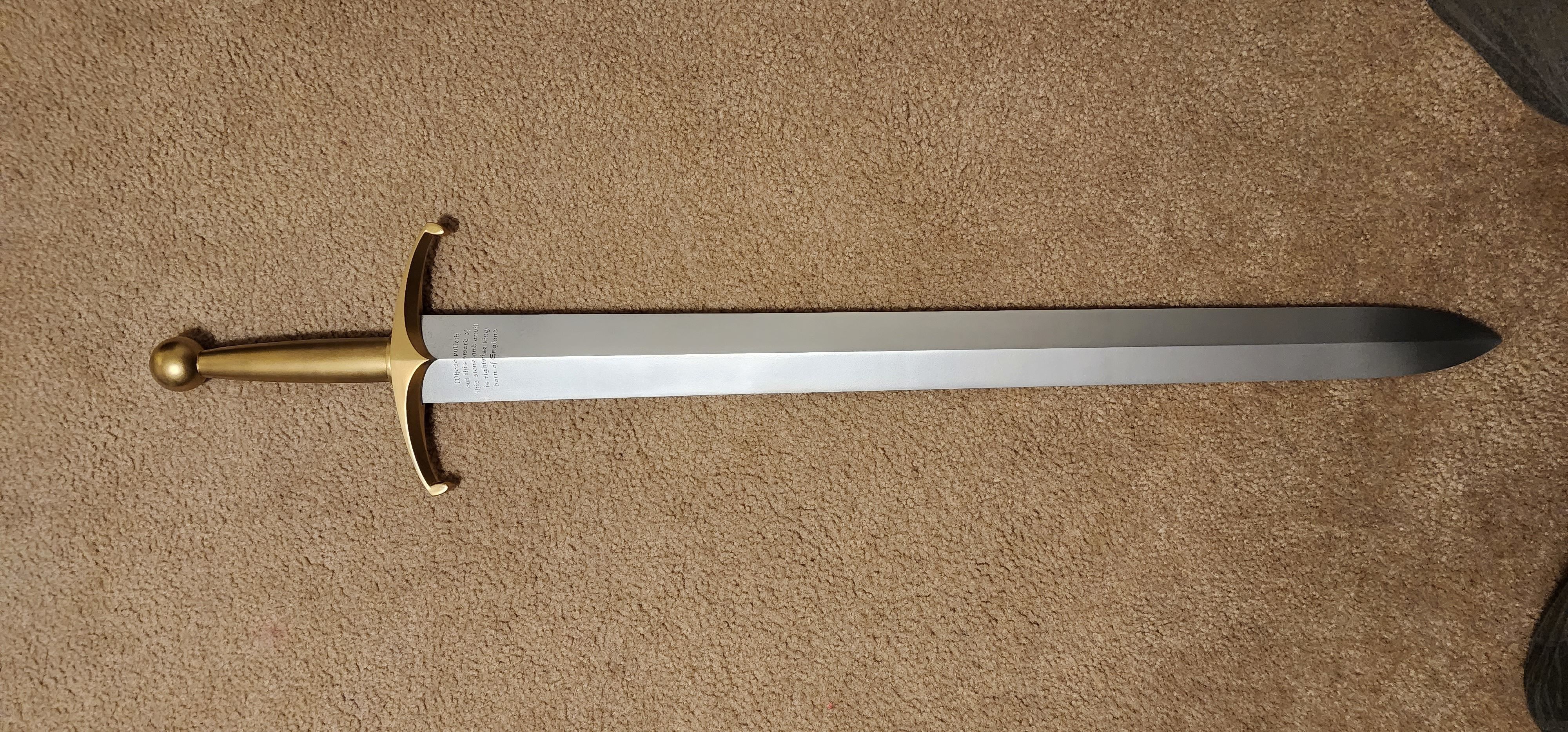 Sword model from Disneys The Sword in the Stone 3D model 3D printable ...