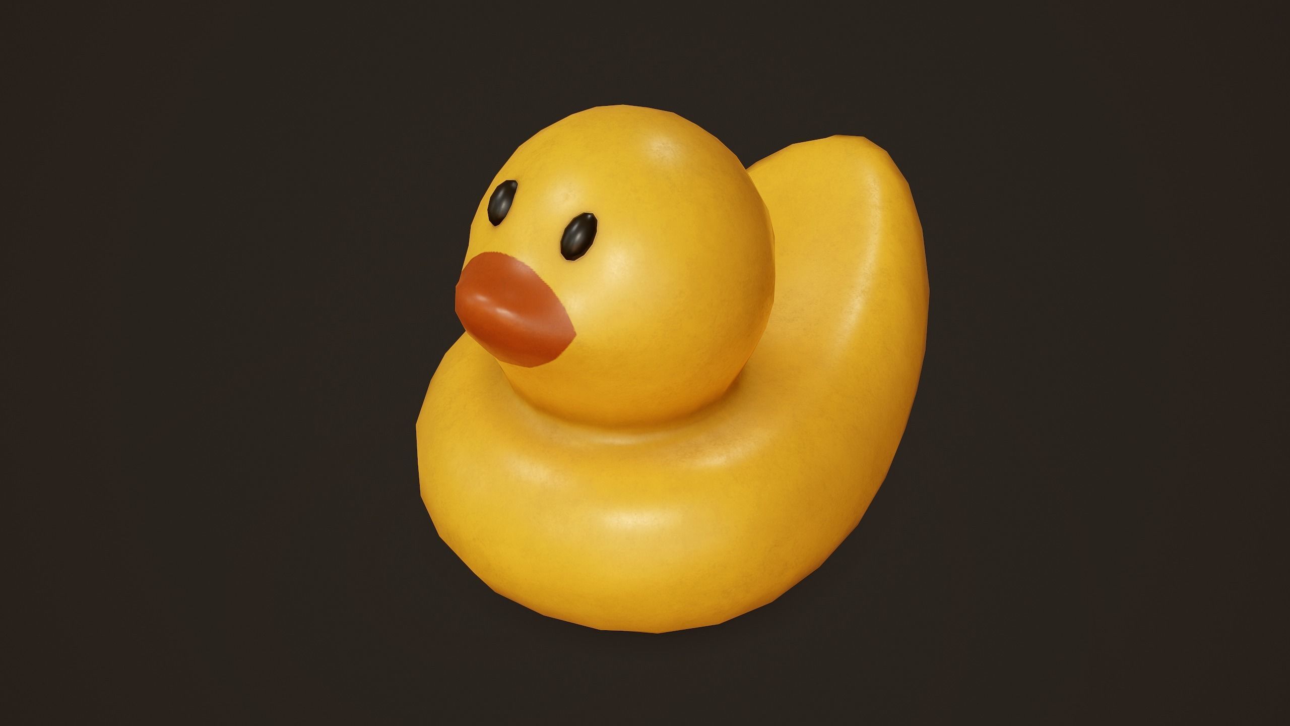Rubber Duck - PBR Game Ready free VR / AR / low-poly 3D model | CGTrader