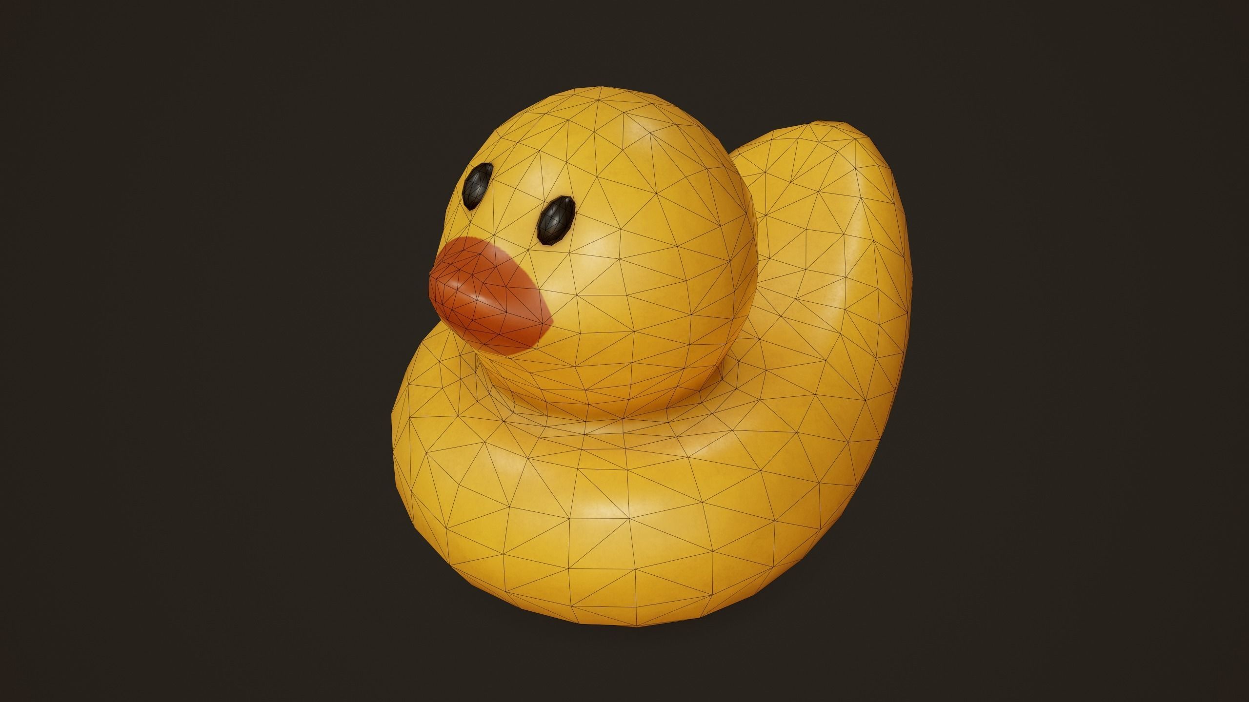 Rubber Duck - PBR Game Ready free VR / AR / low-poly 3D model | CGTrader