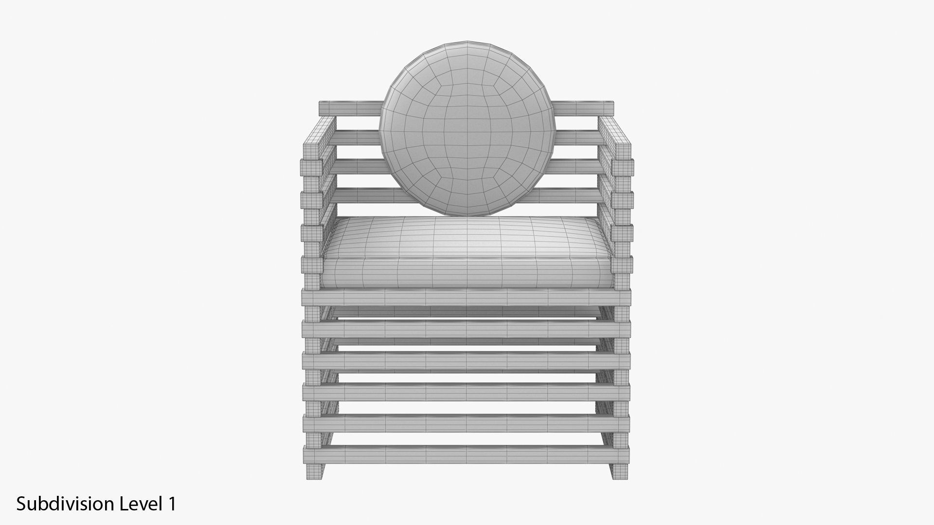 Kelly Wearstler Hauser Armchair 3D model | CGTrader