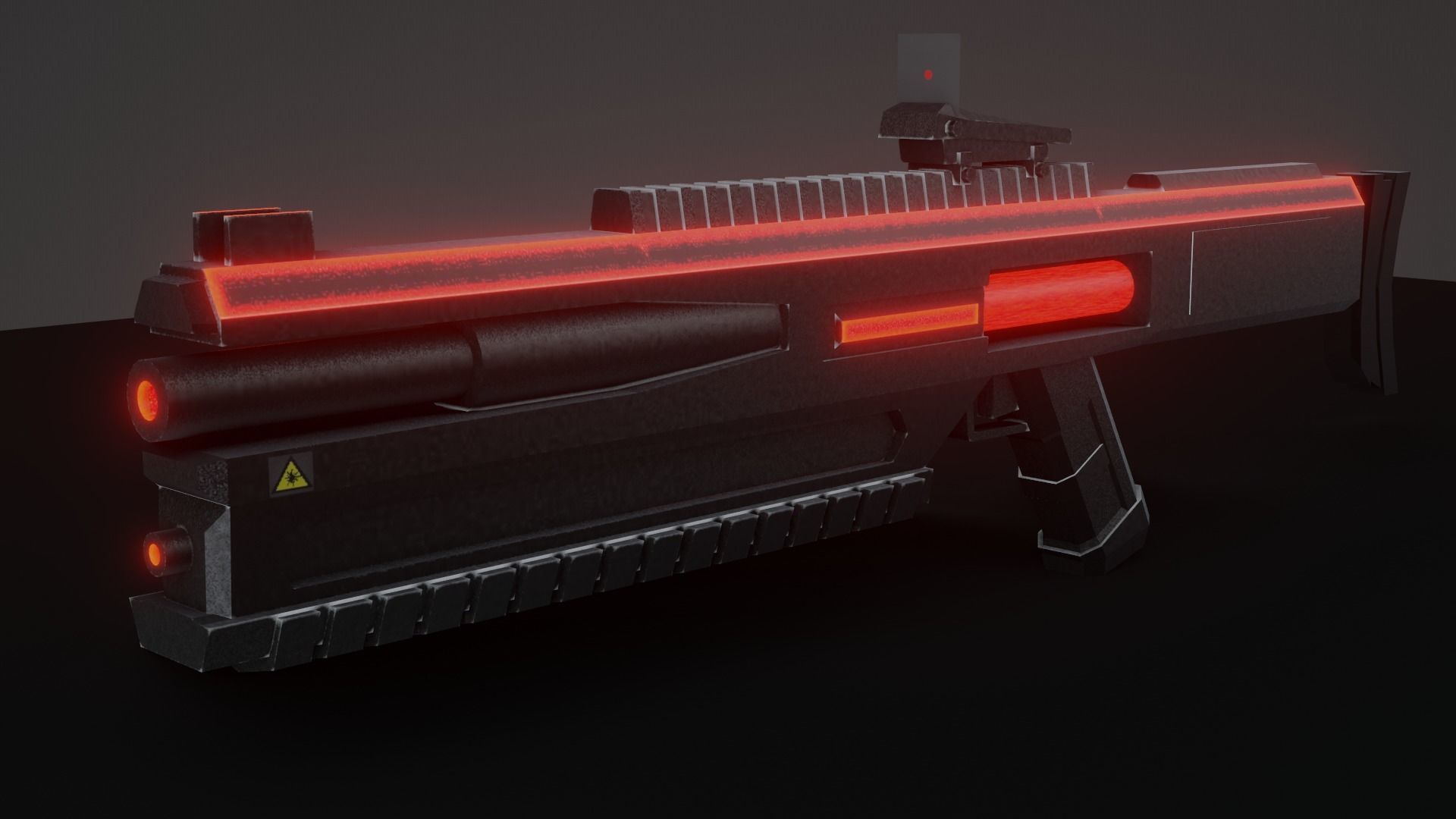 laser weapon game-ready free VR / AR / low-poly 3D model | CGTrader