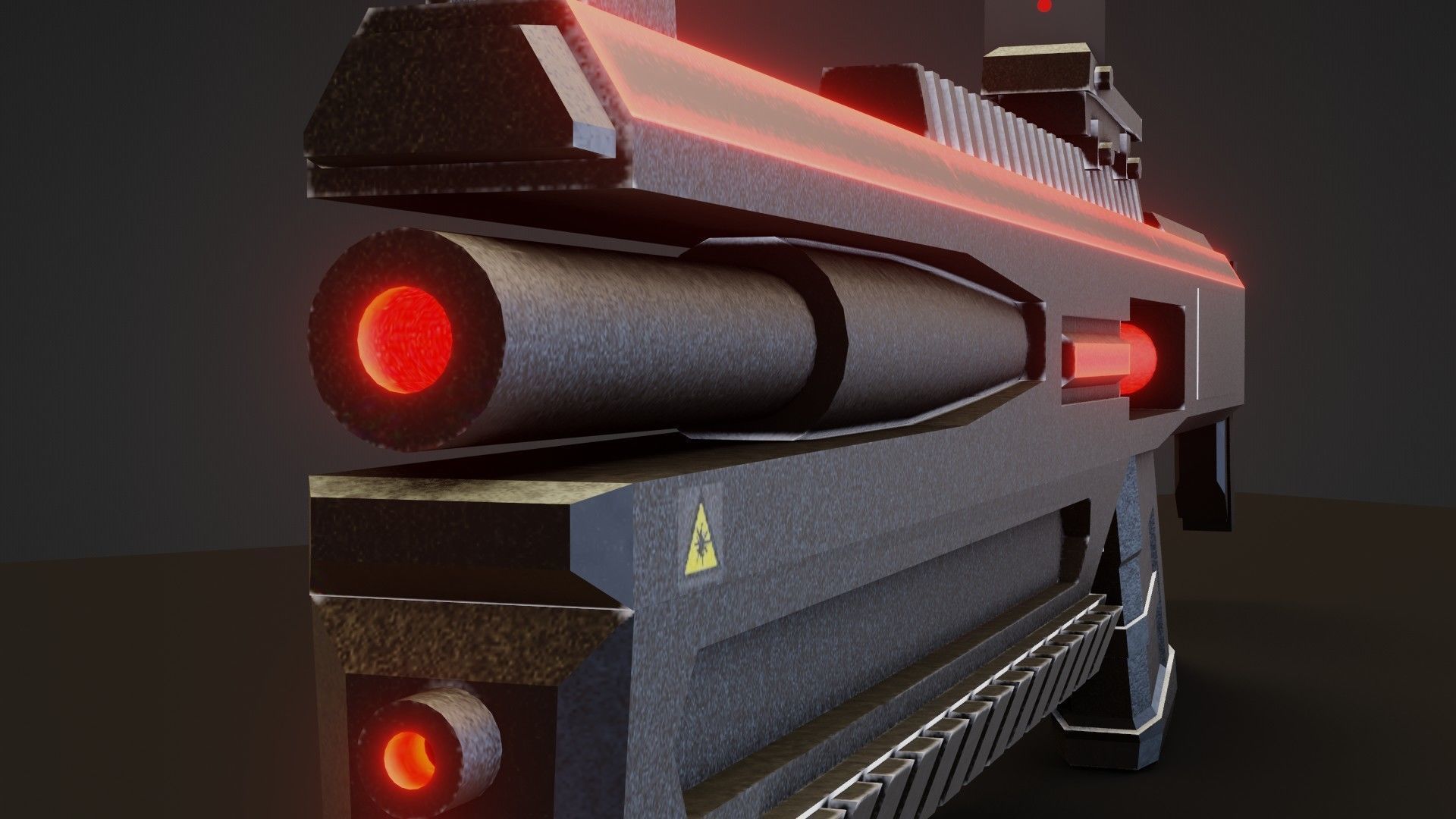 laser weapon game-ready free VR / AR / low-poly 3D model | CGTrader
