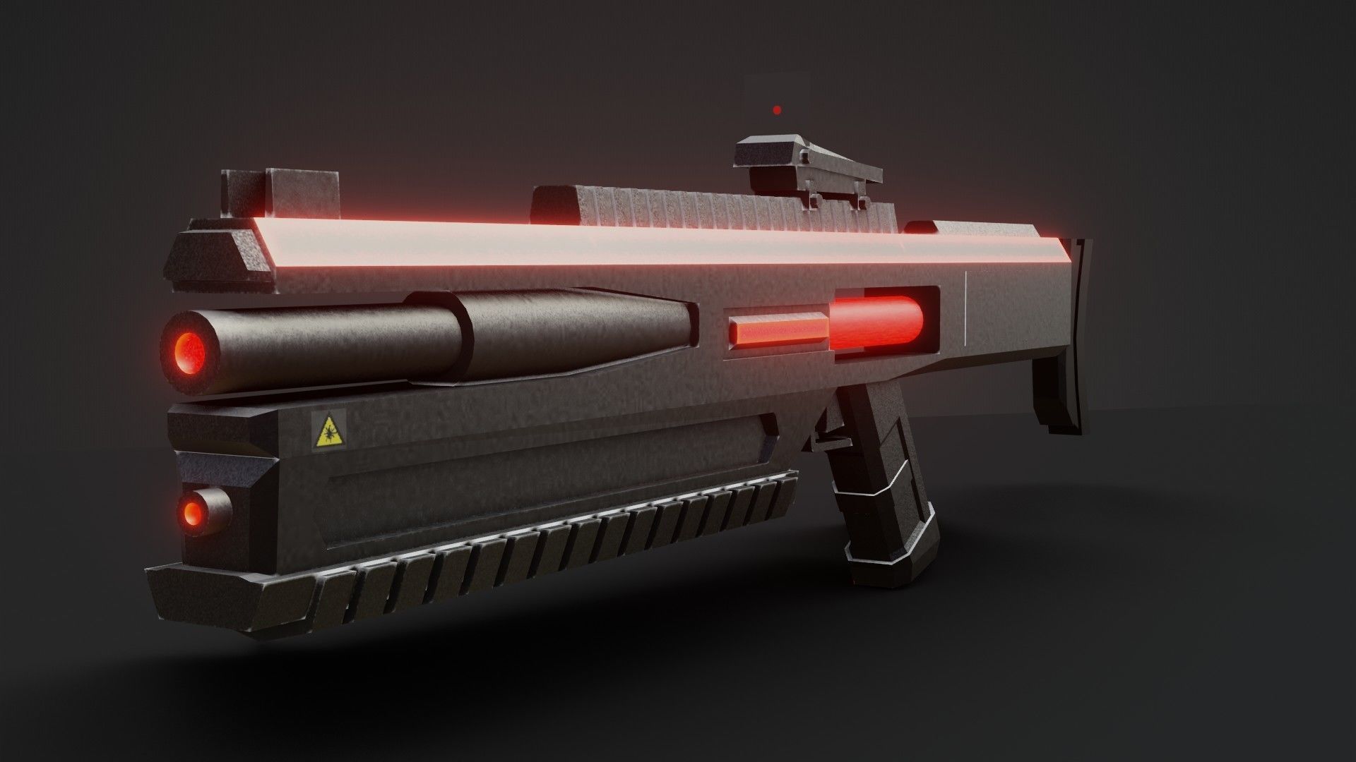 laser weapon game-ready free VR / AR / low-poly 3D model | CGTrader