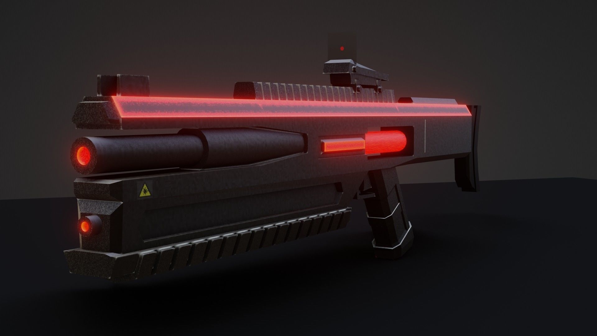laser weapon game-ready free VR / AR / low-poly 3D model | CGTrader