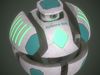 3D model Sphere Bot Sci-Fi VR / AR / low-poly | CGTrader