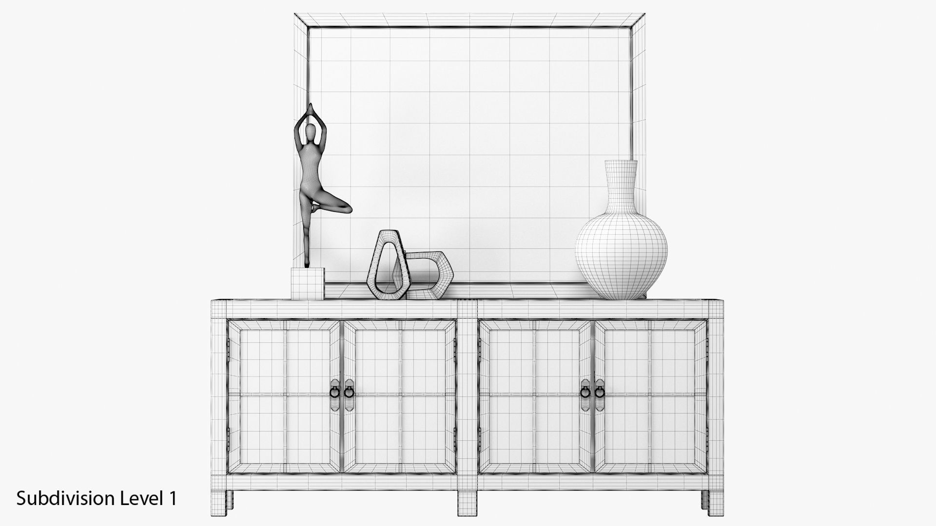 Ethan Allen Calm Collected Composed Entryway 3D model | CGTrader