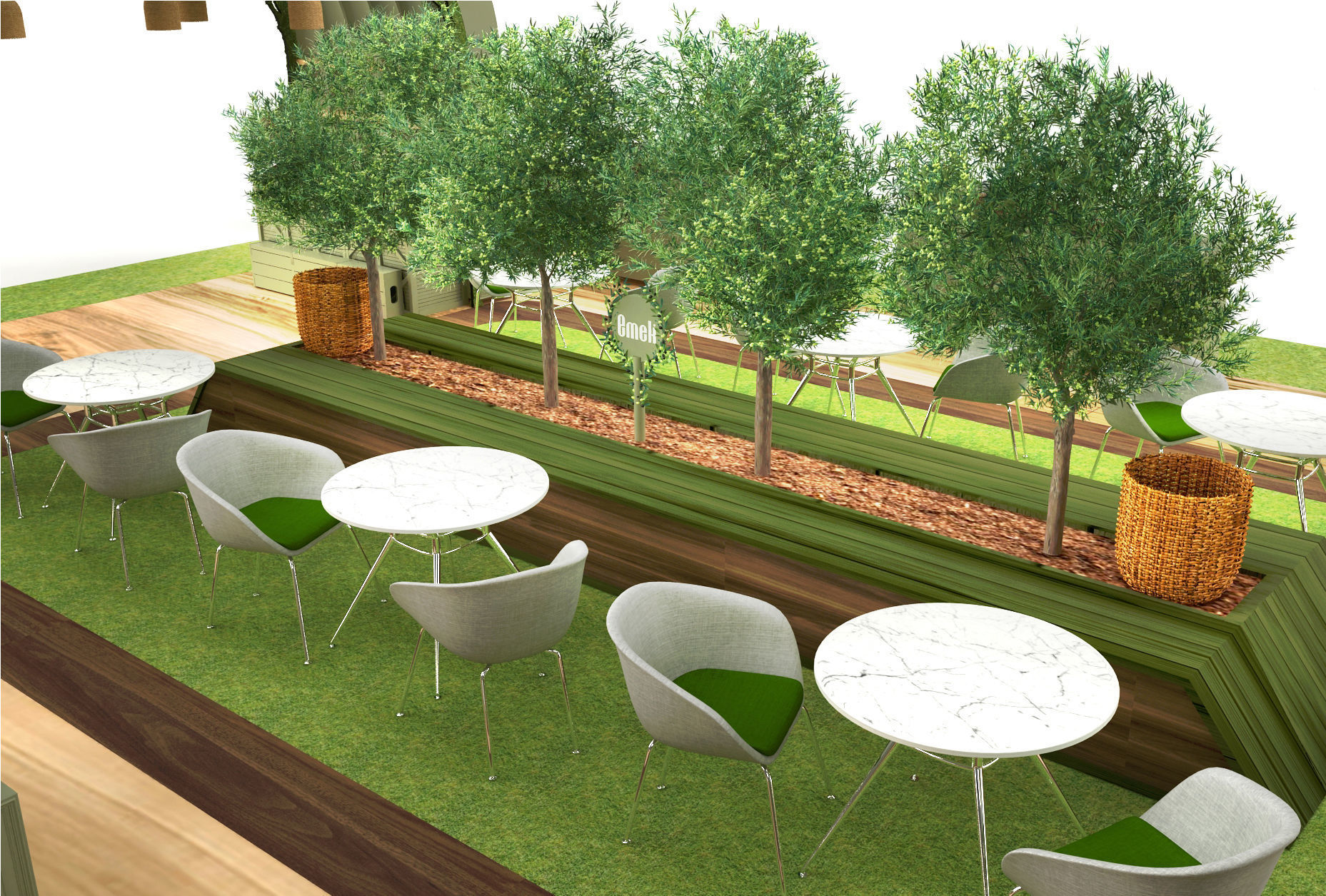 tasting stand 3d model expo model 3D model | CGTrader