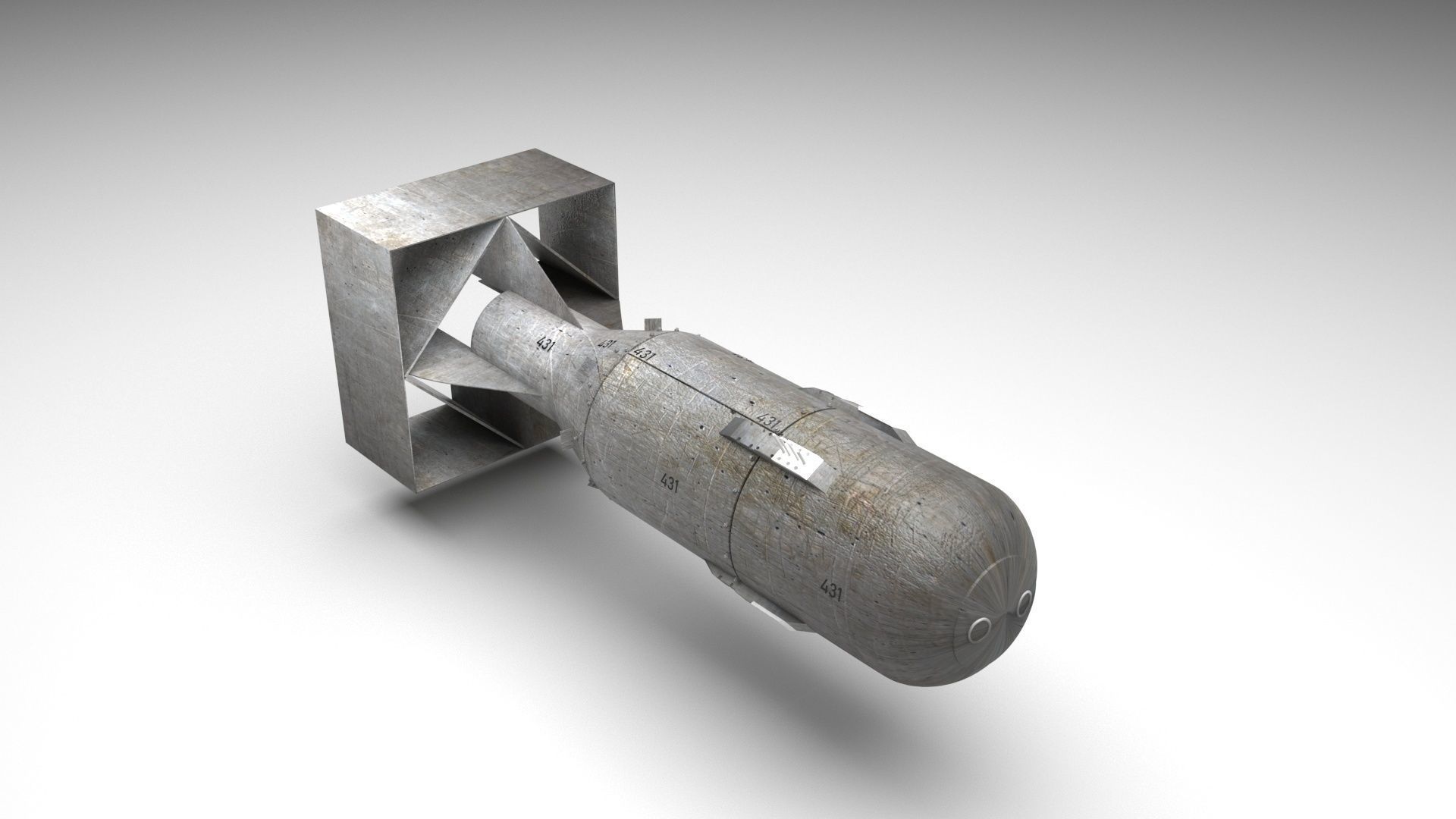 Nuclear Bomb 3D model | CGTrader