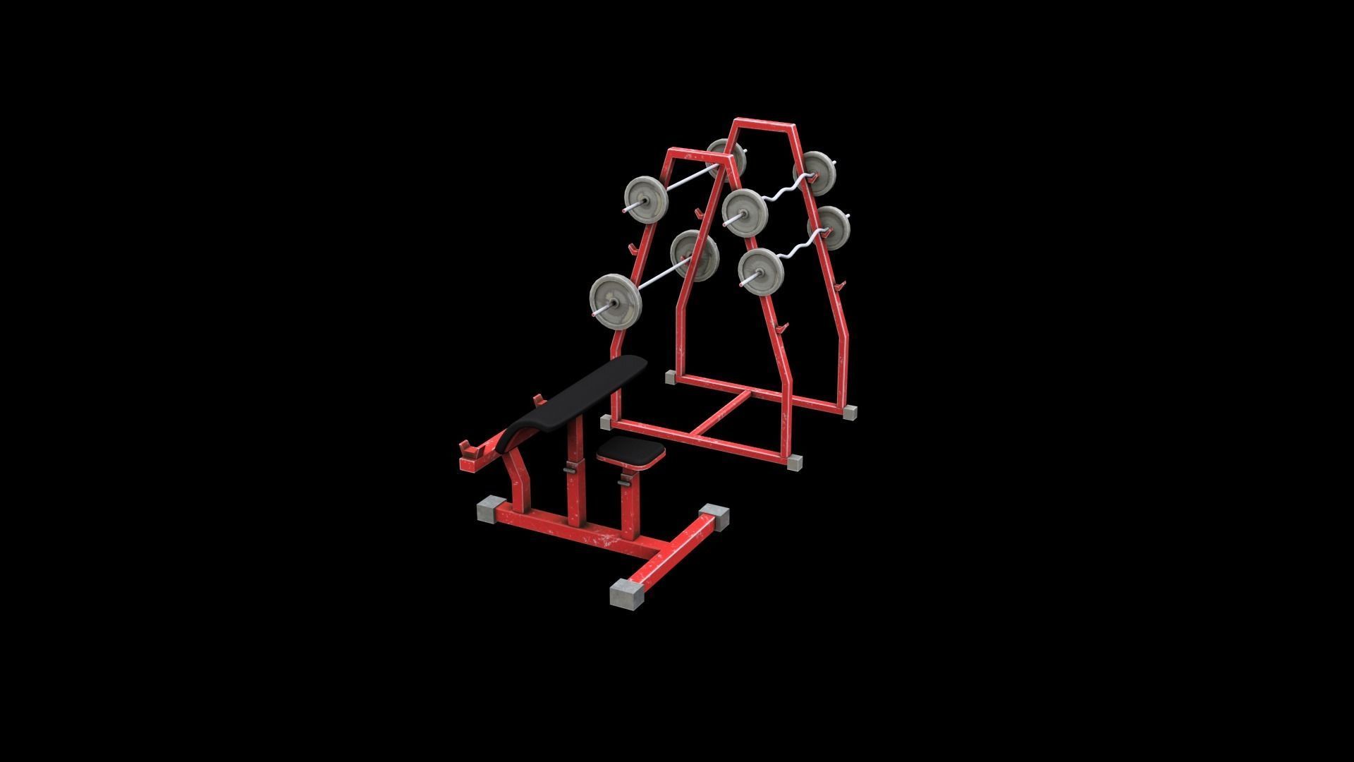 3D model Gym Machine Objects VR / AR / low-poly | CGTrader