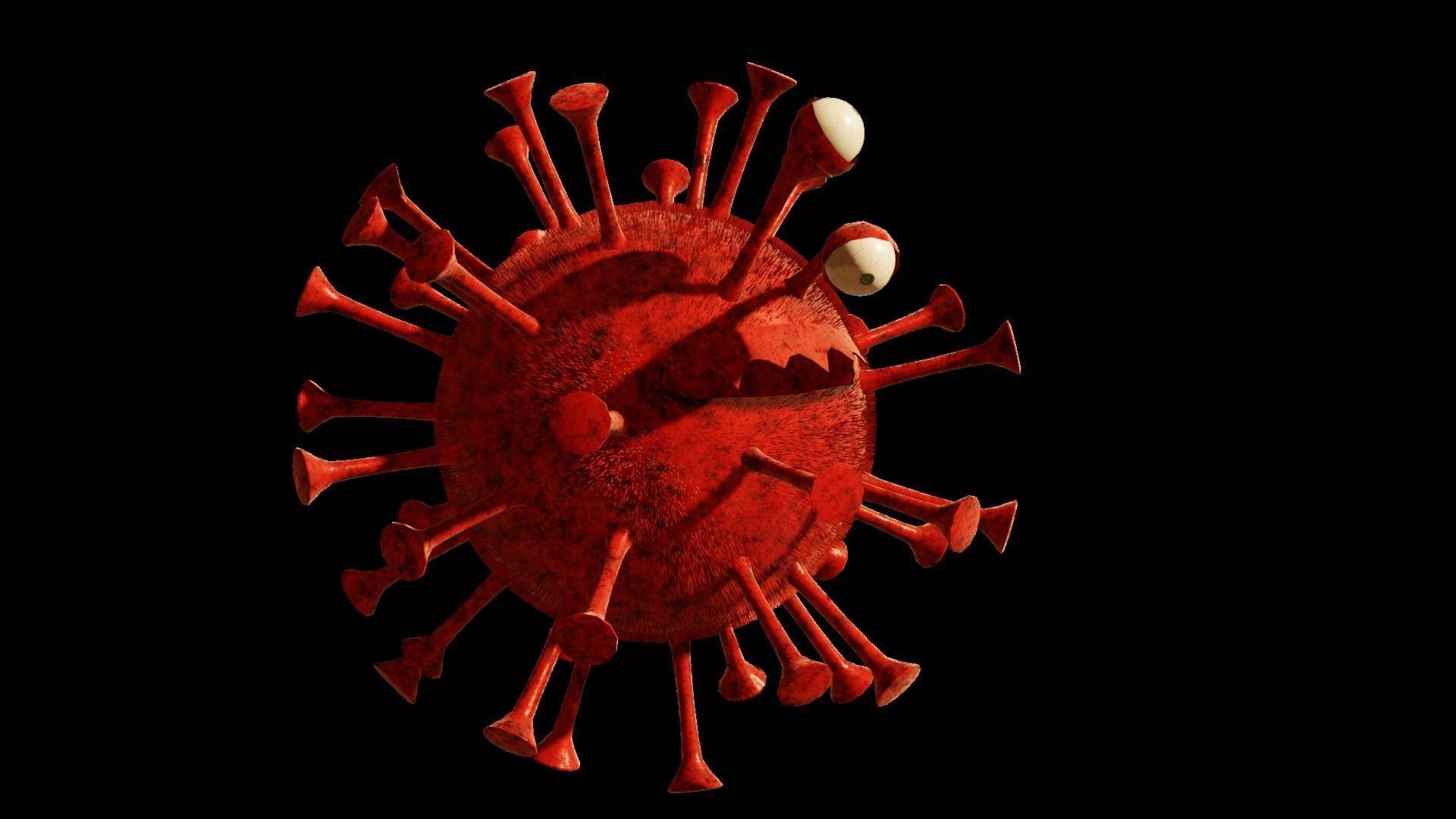 3D model microbe 2 corona virus VR / AR / low-poly | CGTrader