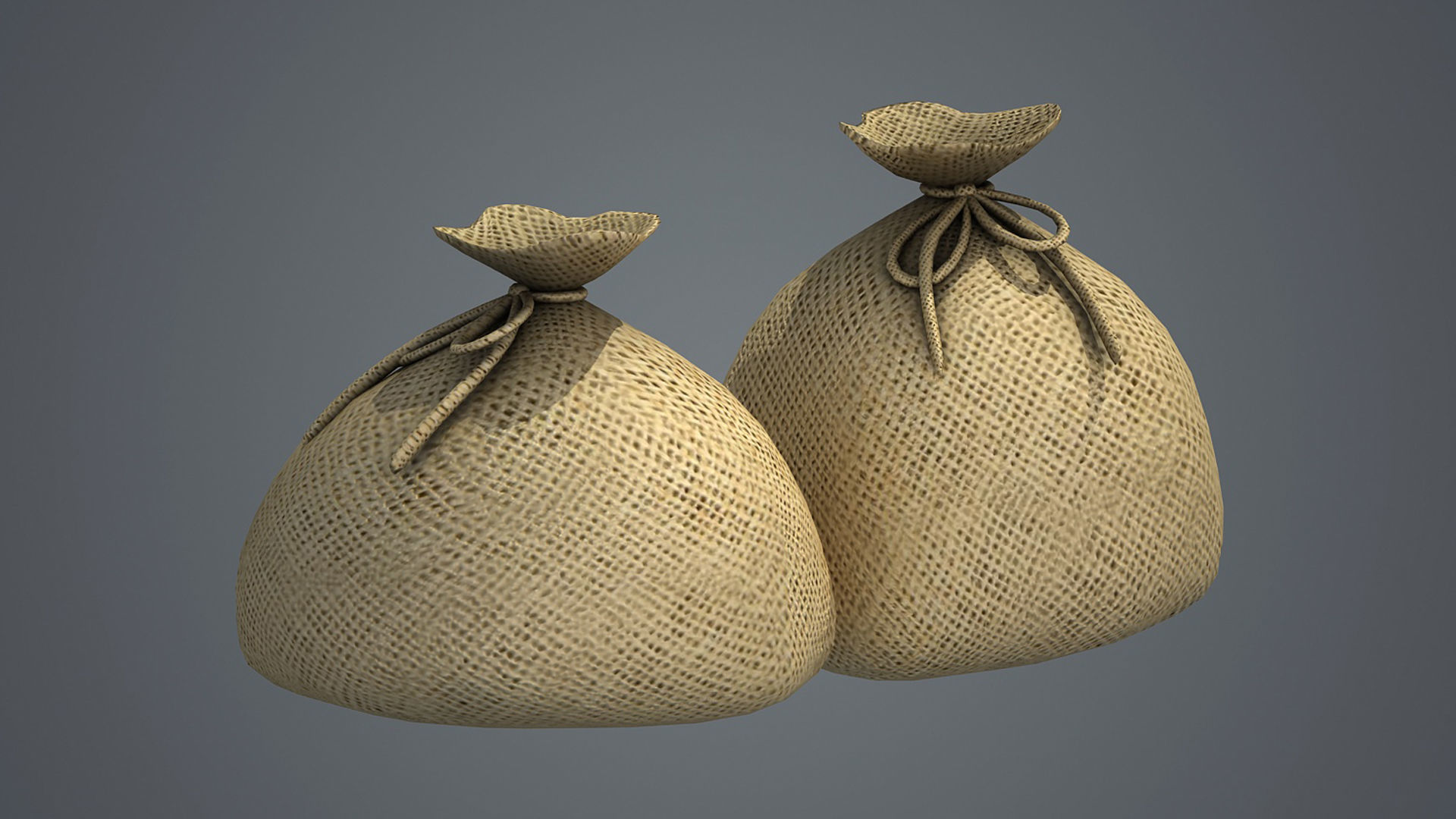 3D Pouch Sack 3D model | CGTrader