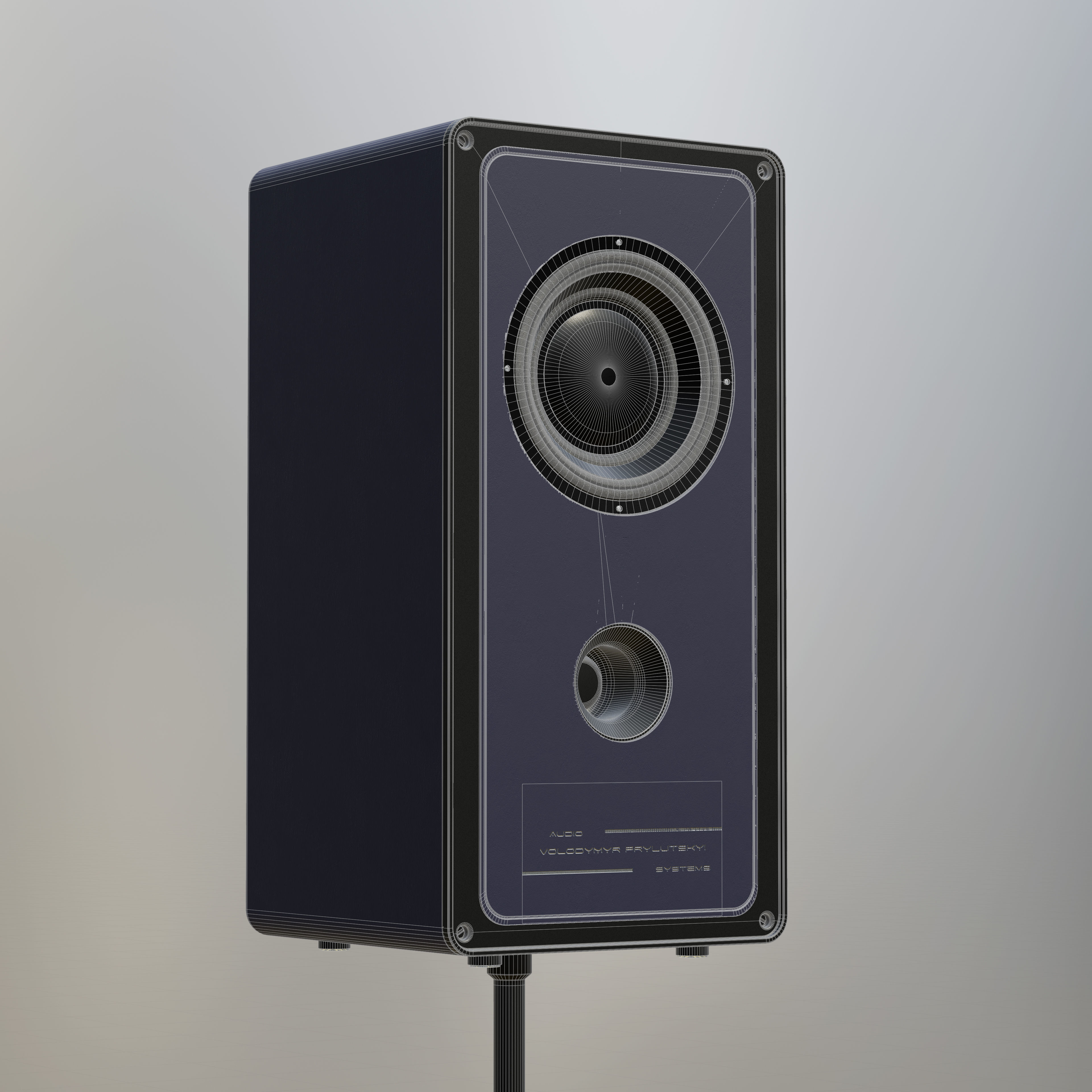 Audio station NF6 with tripod 3D model | CGTrader