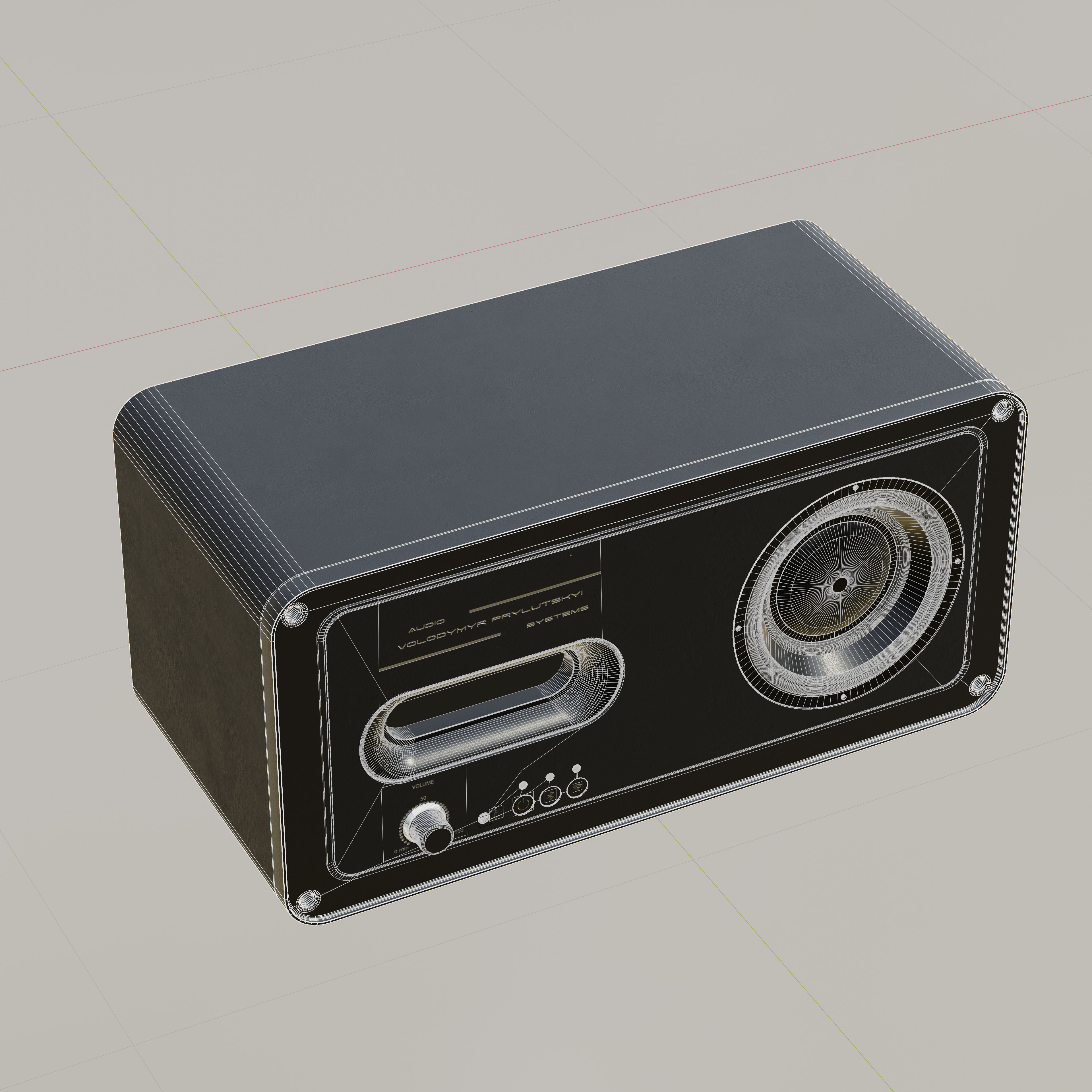 Audio station NF6 with tripod 3D model | CGTrader