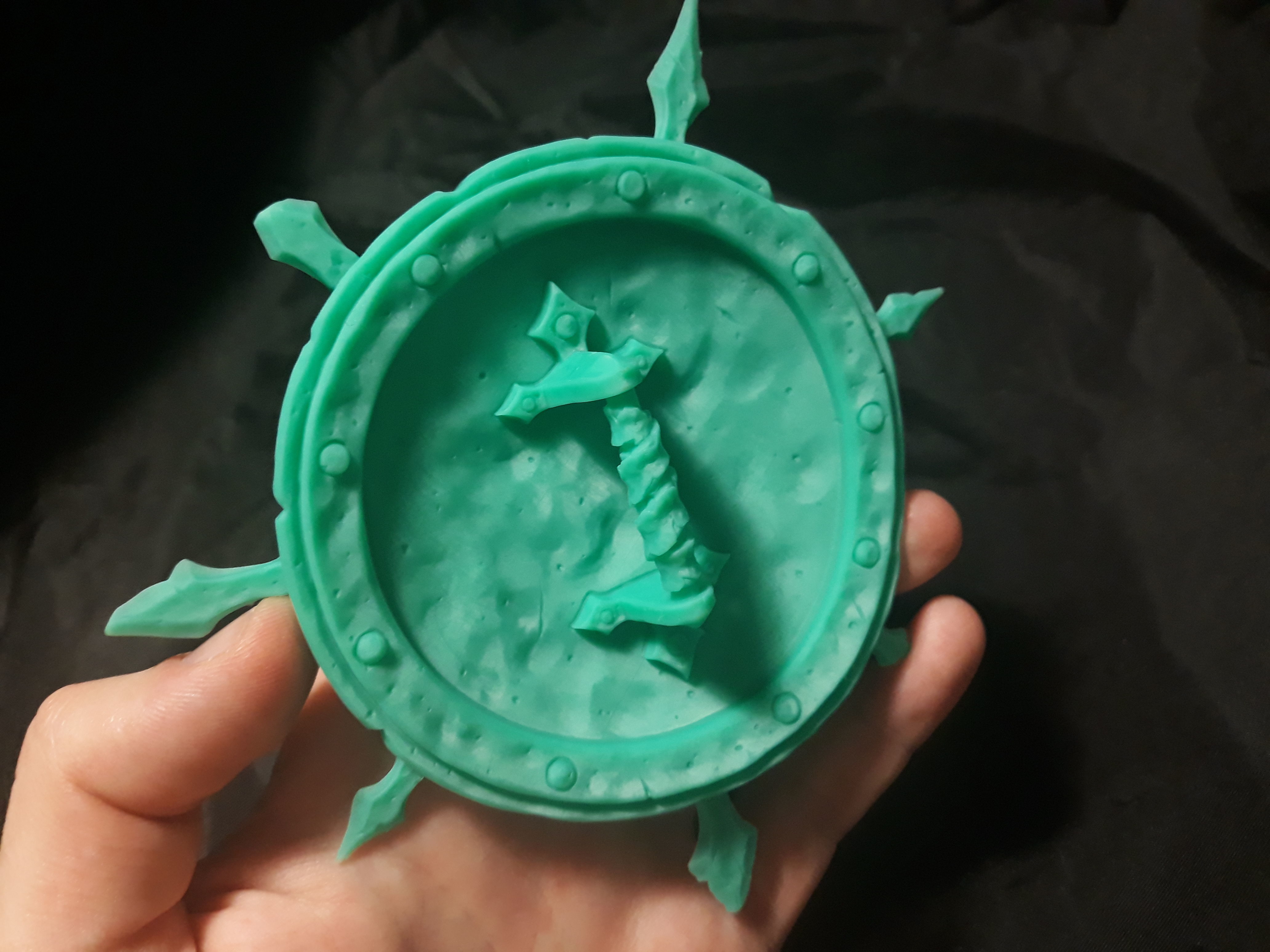 Undead shield 3d print 3D model 3D printable | CGTrader