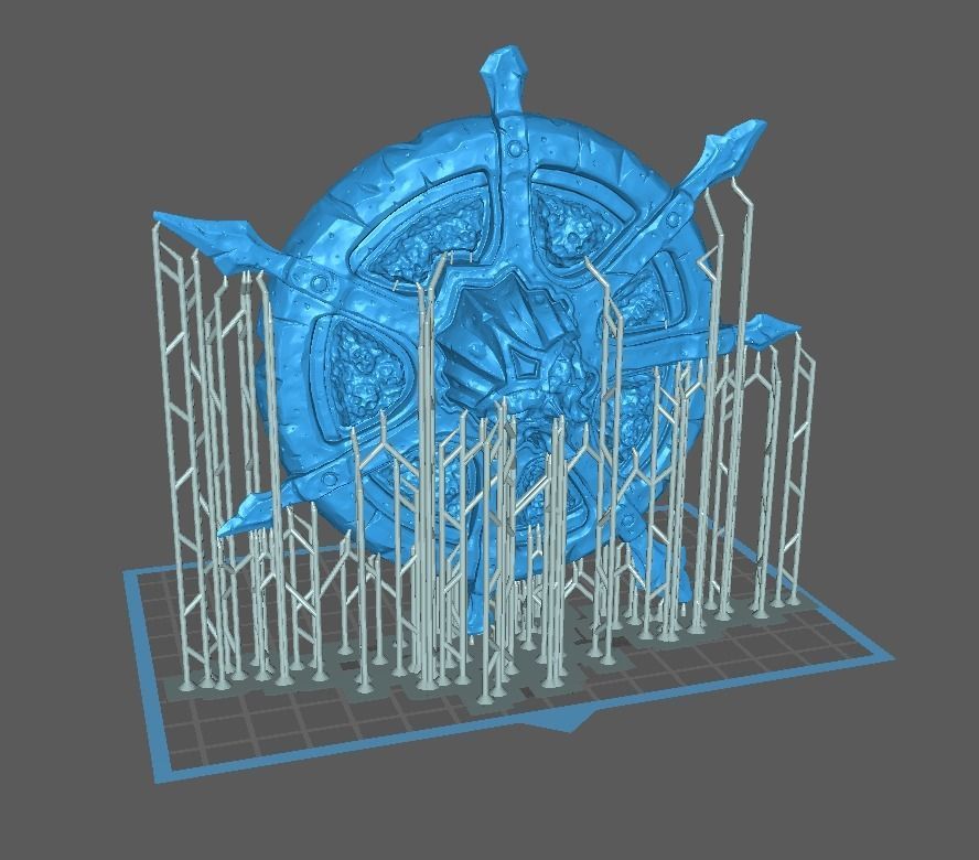 Undead shield 3d print 3D model 3D printable | CGTrader
