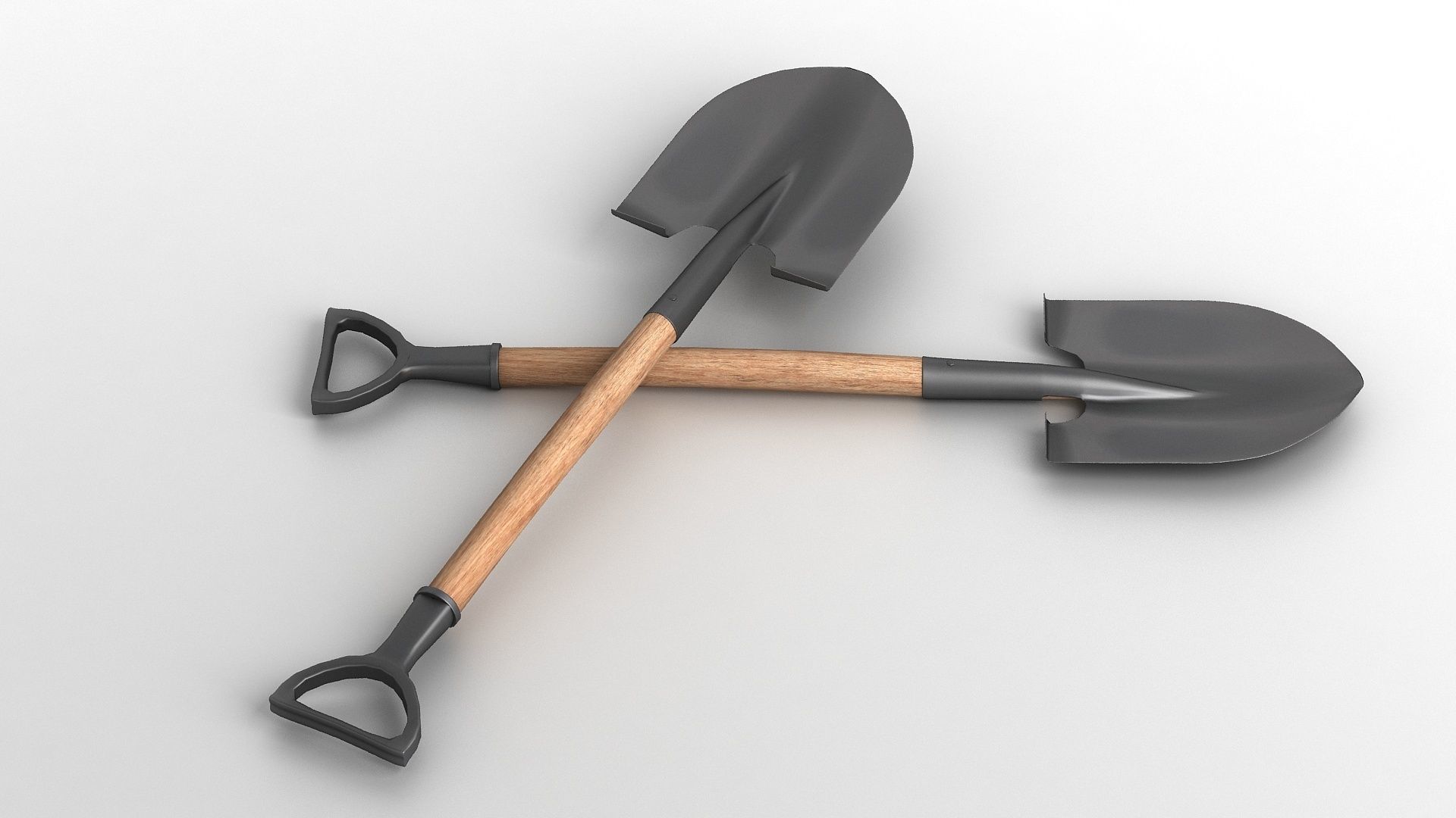 Shovel Spade garden tool 3D model | CGTrader