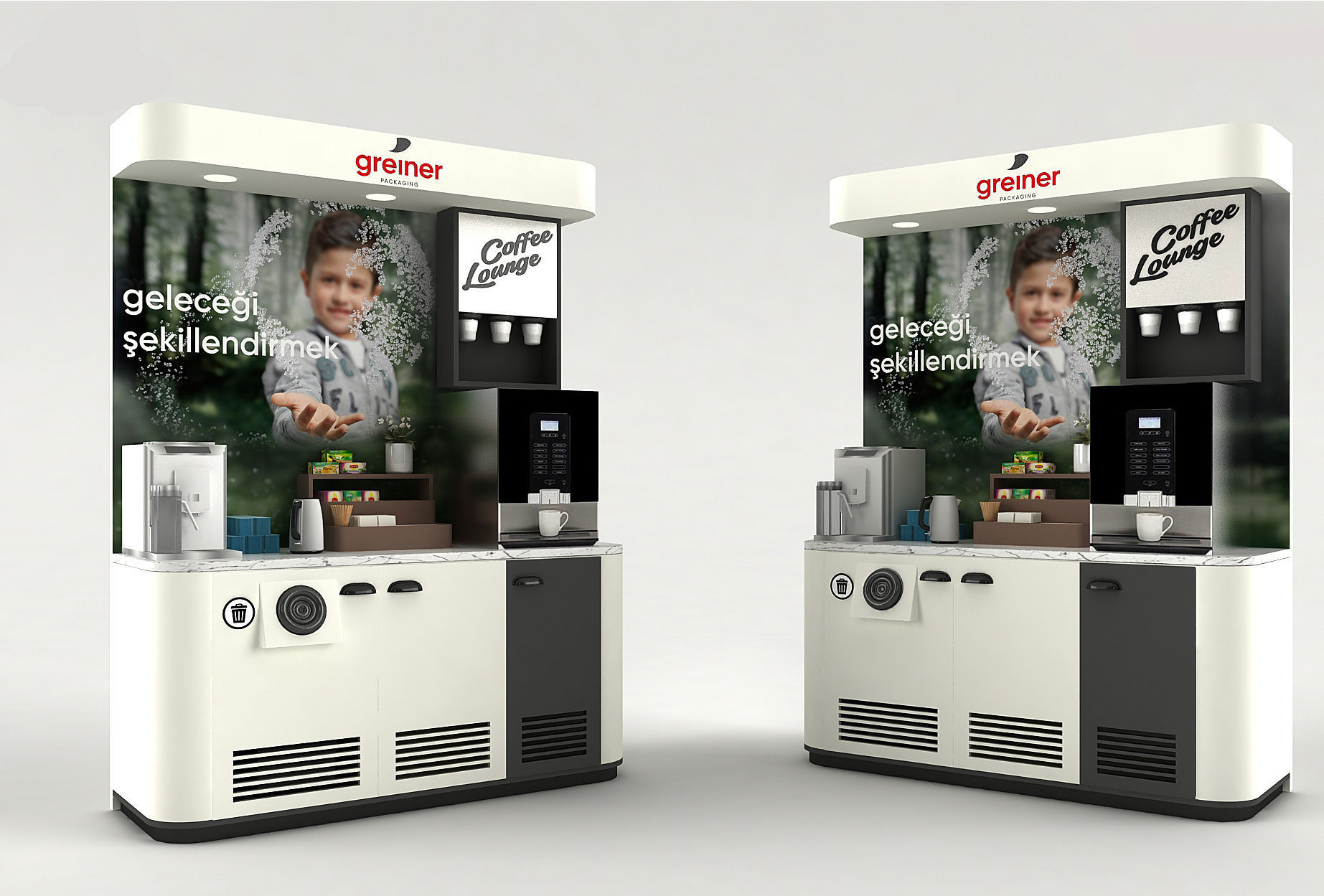 coffee kiosk black new Design 3d model 3D model | CGTrader