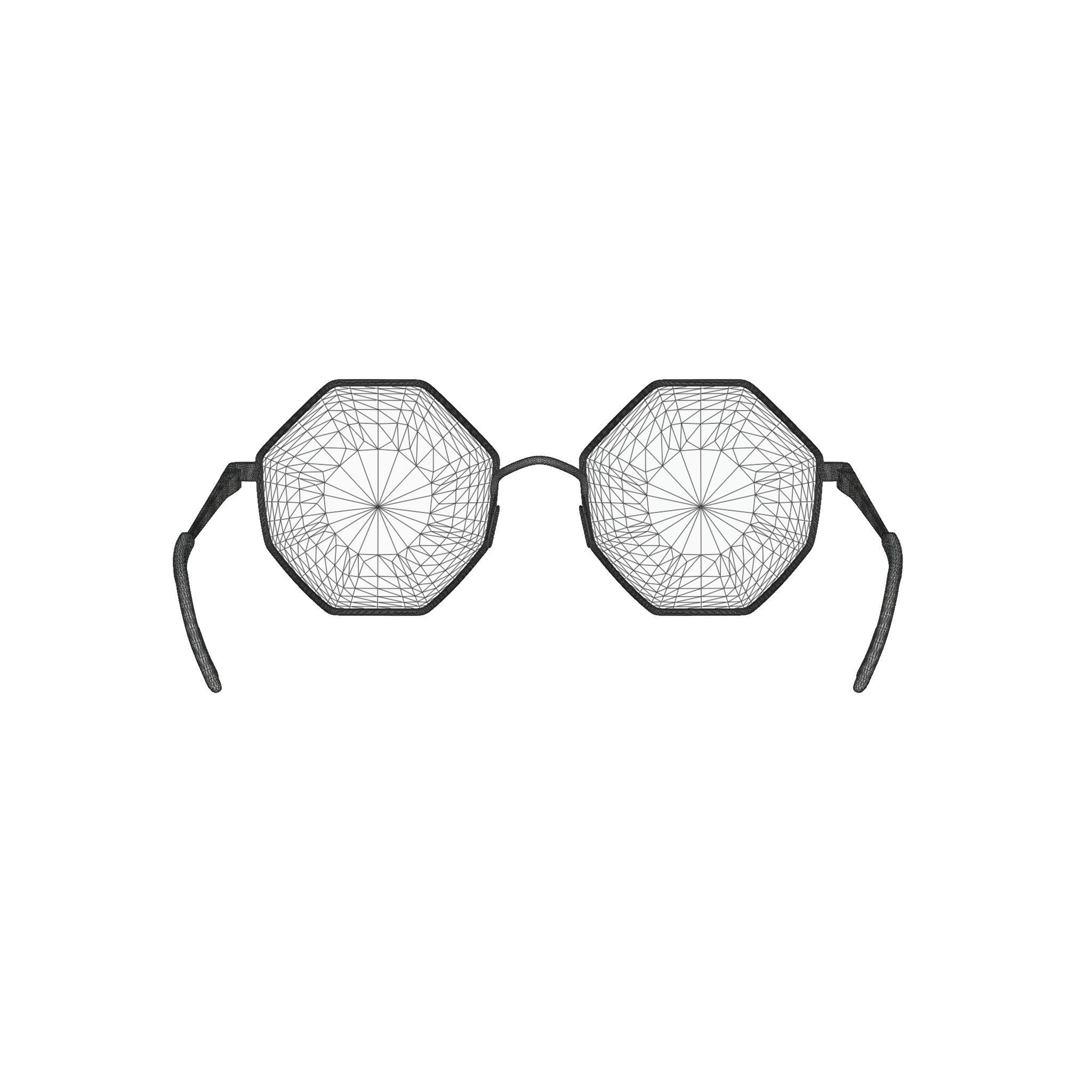 3D model Eco - Nice Black Glasses VR / AR / low-poly | CGTrader