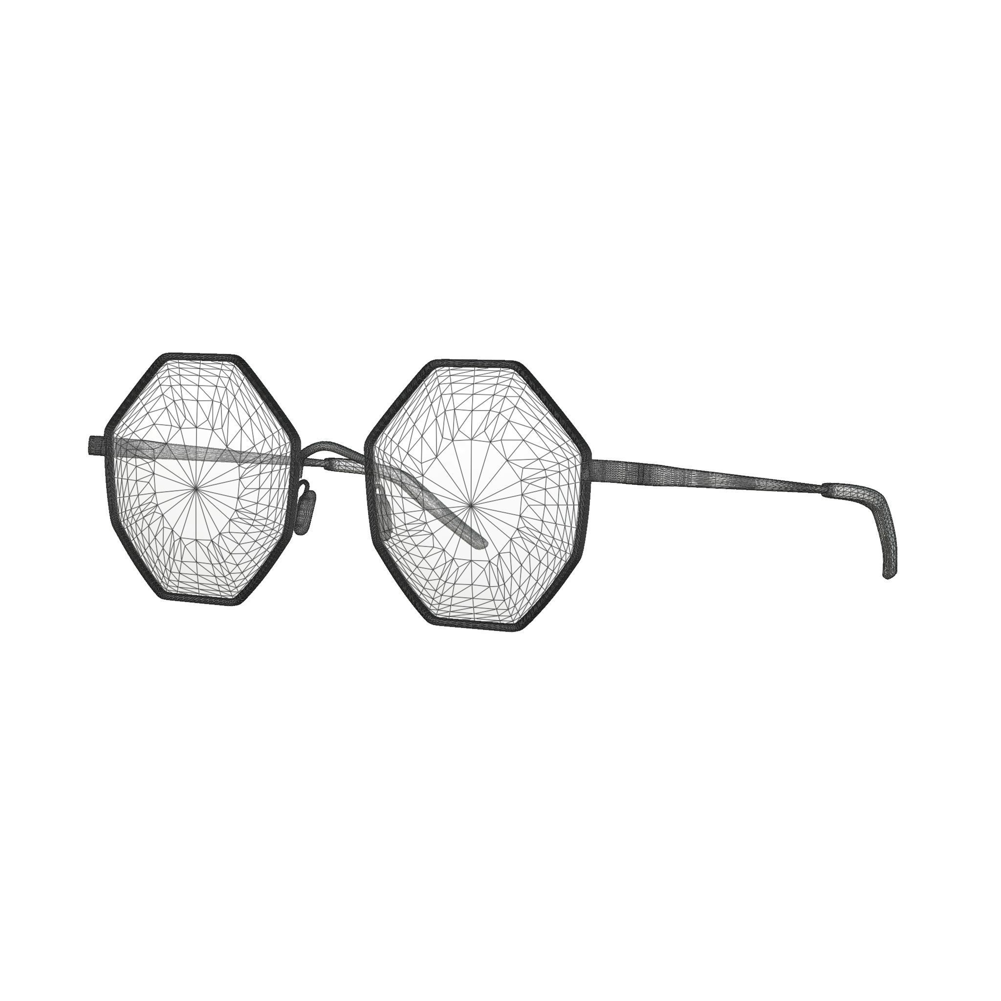 3D model Eco - Nice Black Glasses VR / AR / low-poly | CGTrader