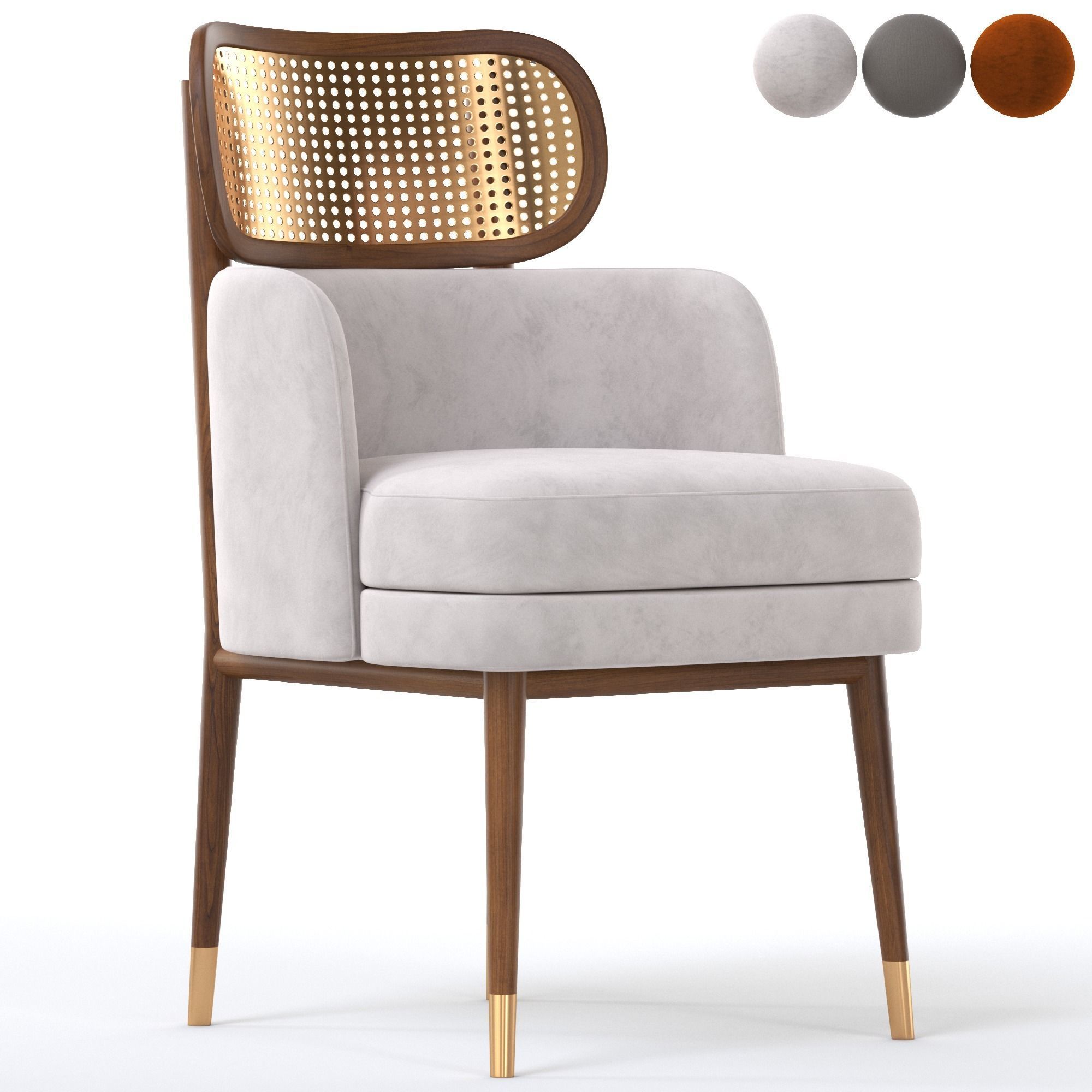 3D model DINING CHAIR CARTER VR / AR / low-poly | CGTrader