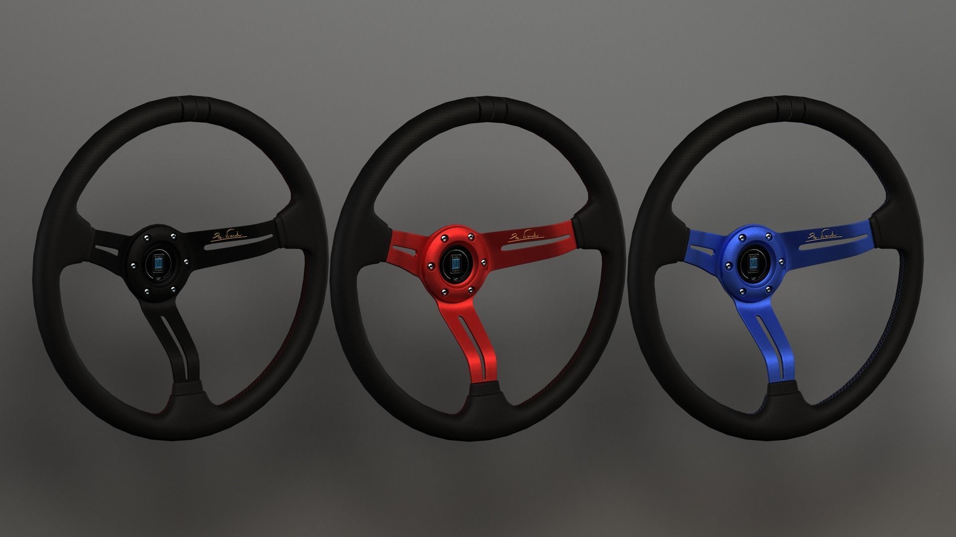Nardi deep corn steering wheel 3D model | CGTrader