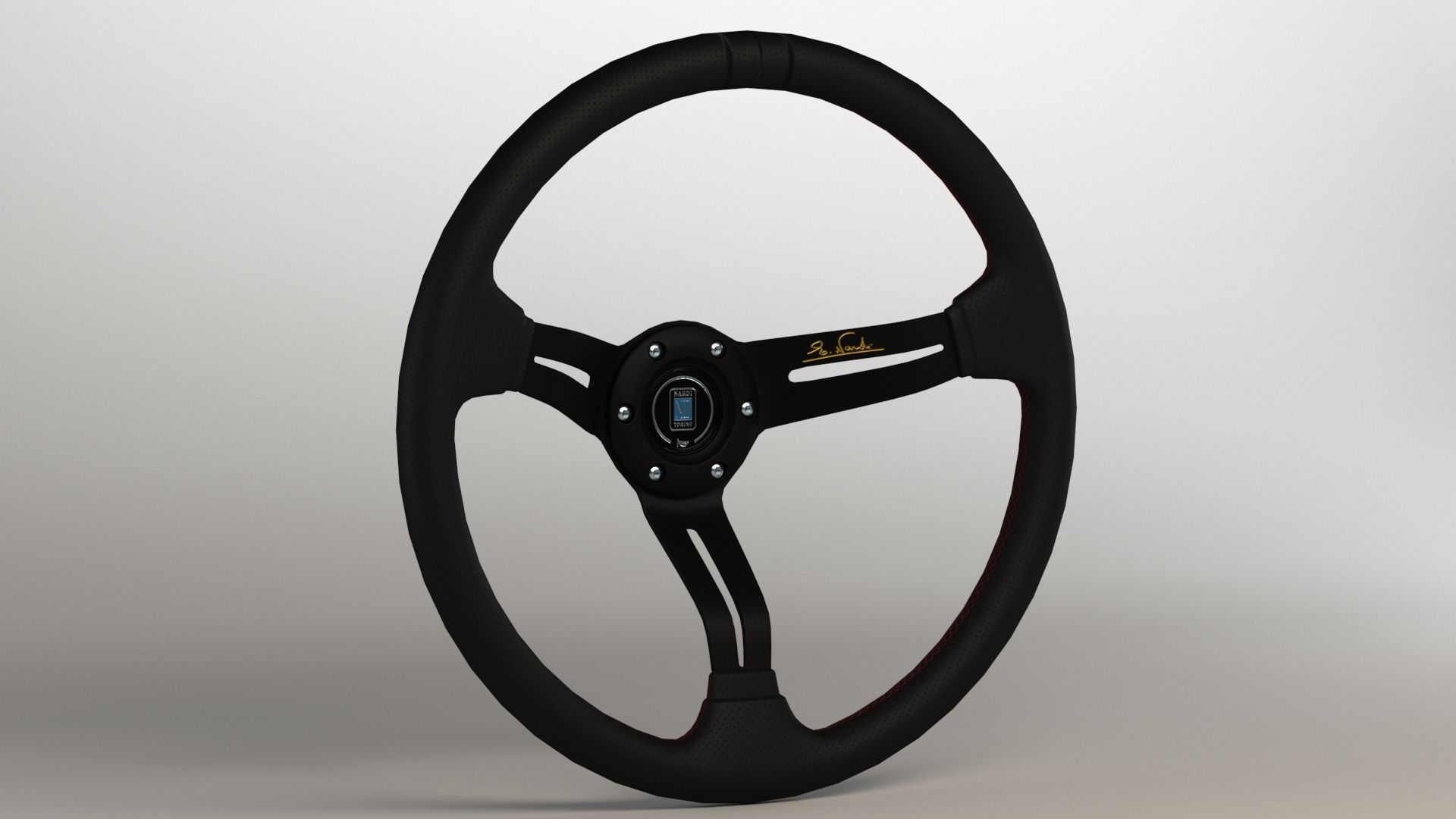 Nardi deep corn steering wheel 3D model | CGTrader