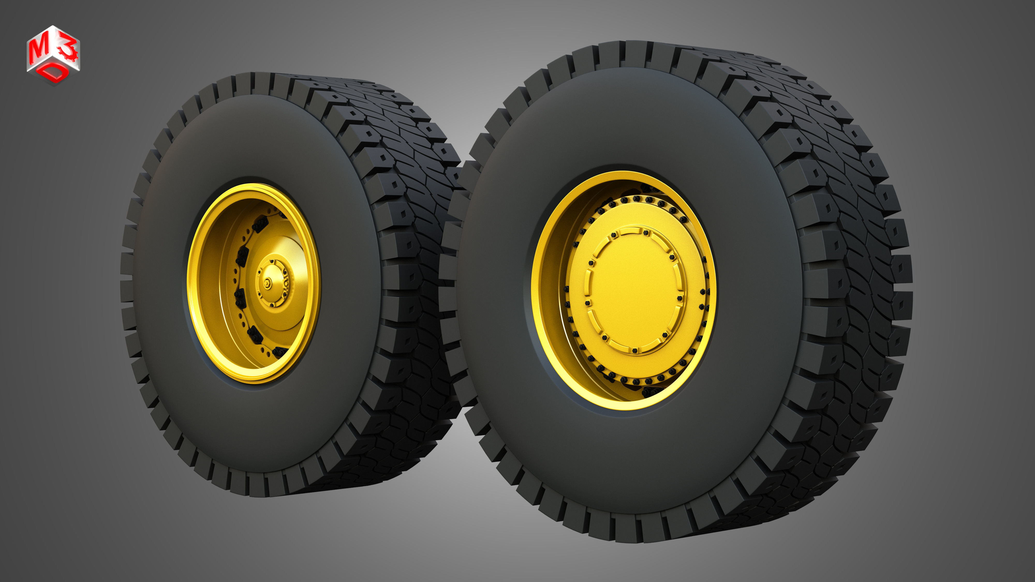 777 Water Solutions Truck - Wheels and Tires 3D model | CGTrader