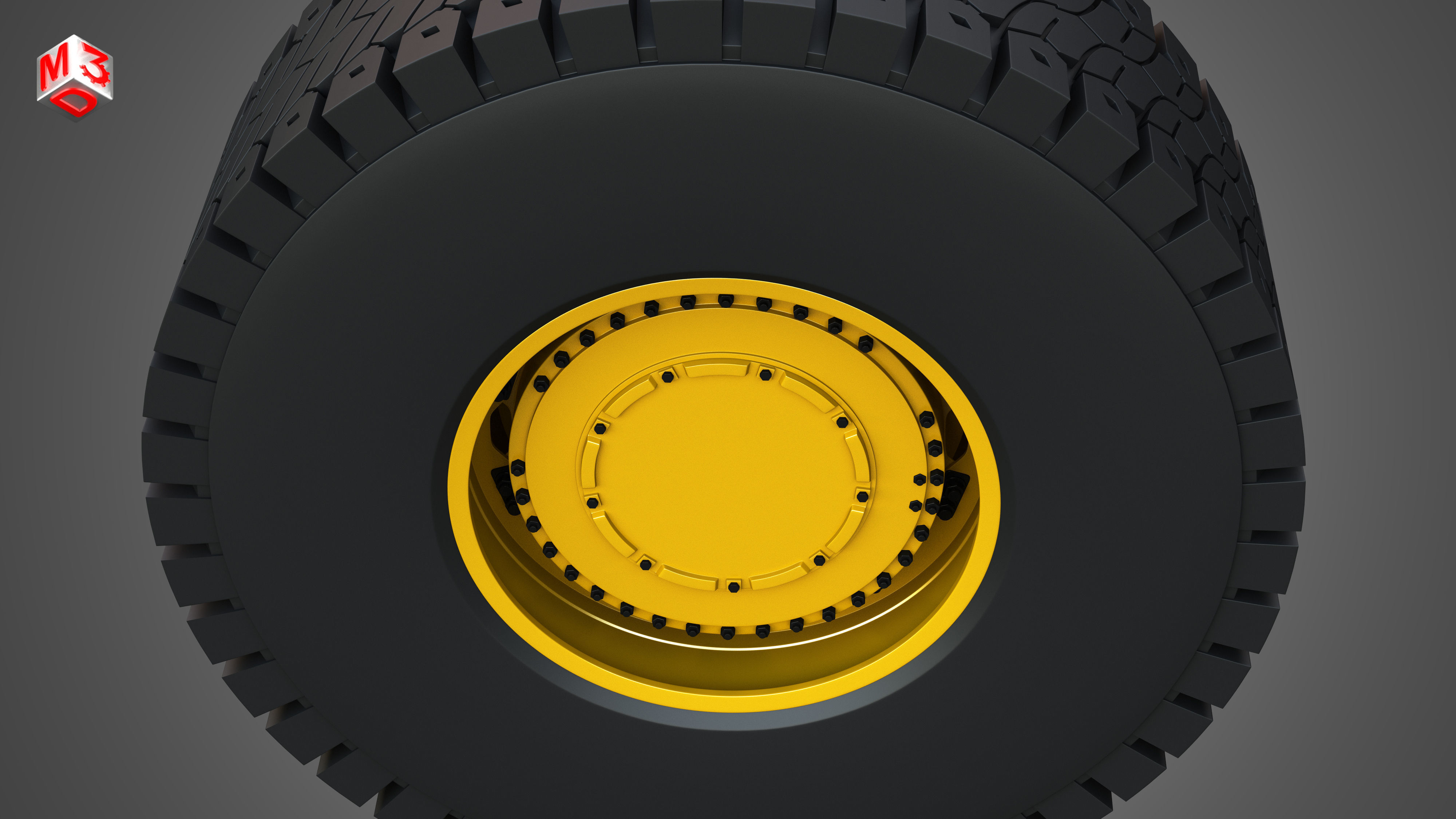 777 Water Solutions Truck - Wheels and Tires 3D model | CGTrader