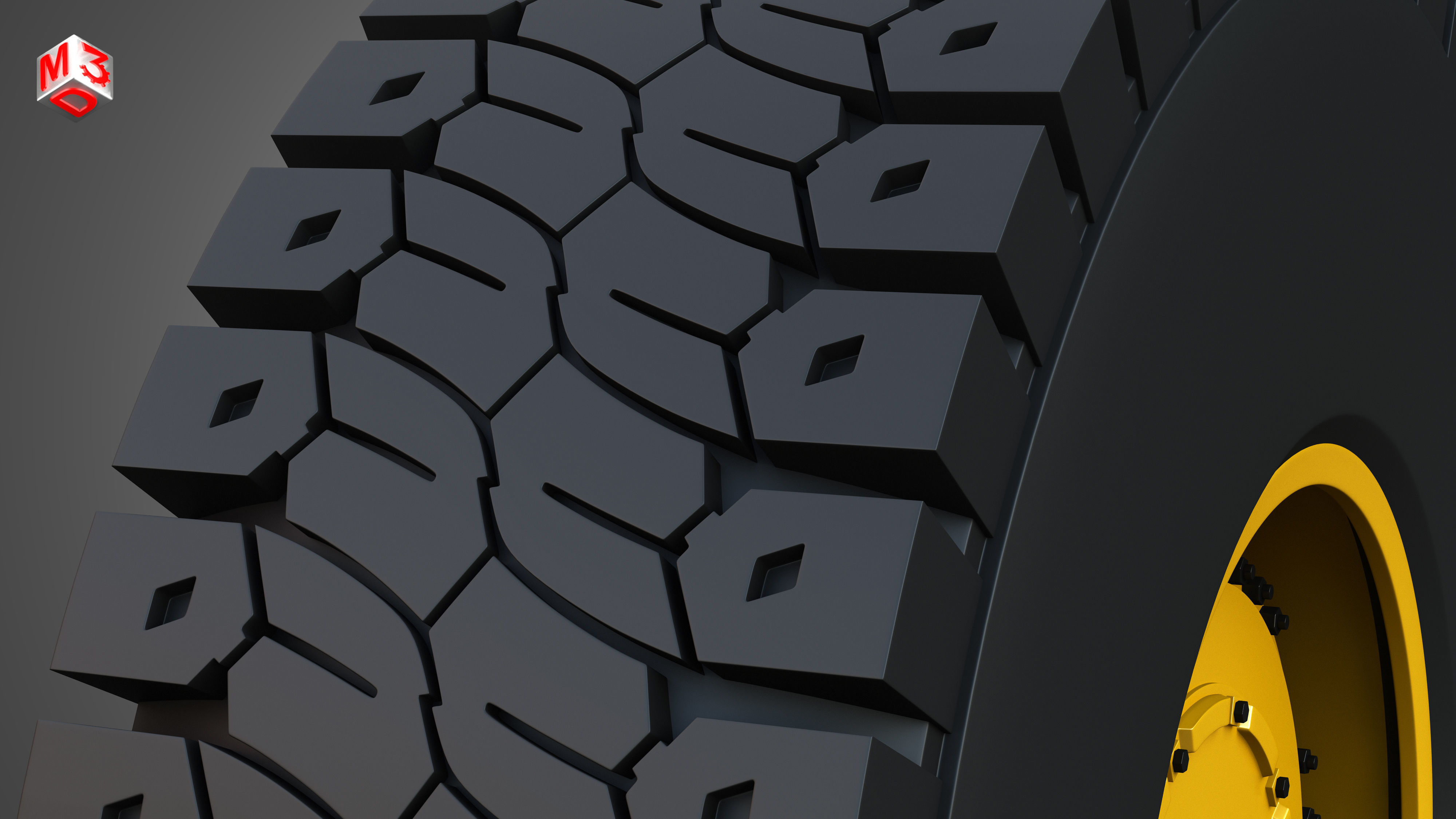 777 Water Solutions Truck - Wheels and Tires 3D model | CGTrader