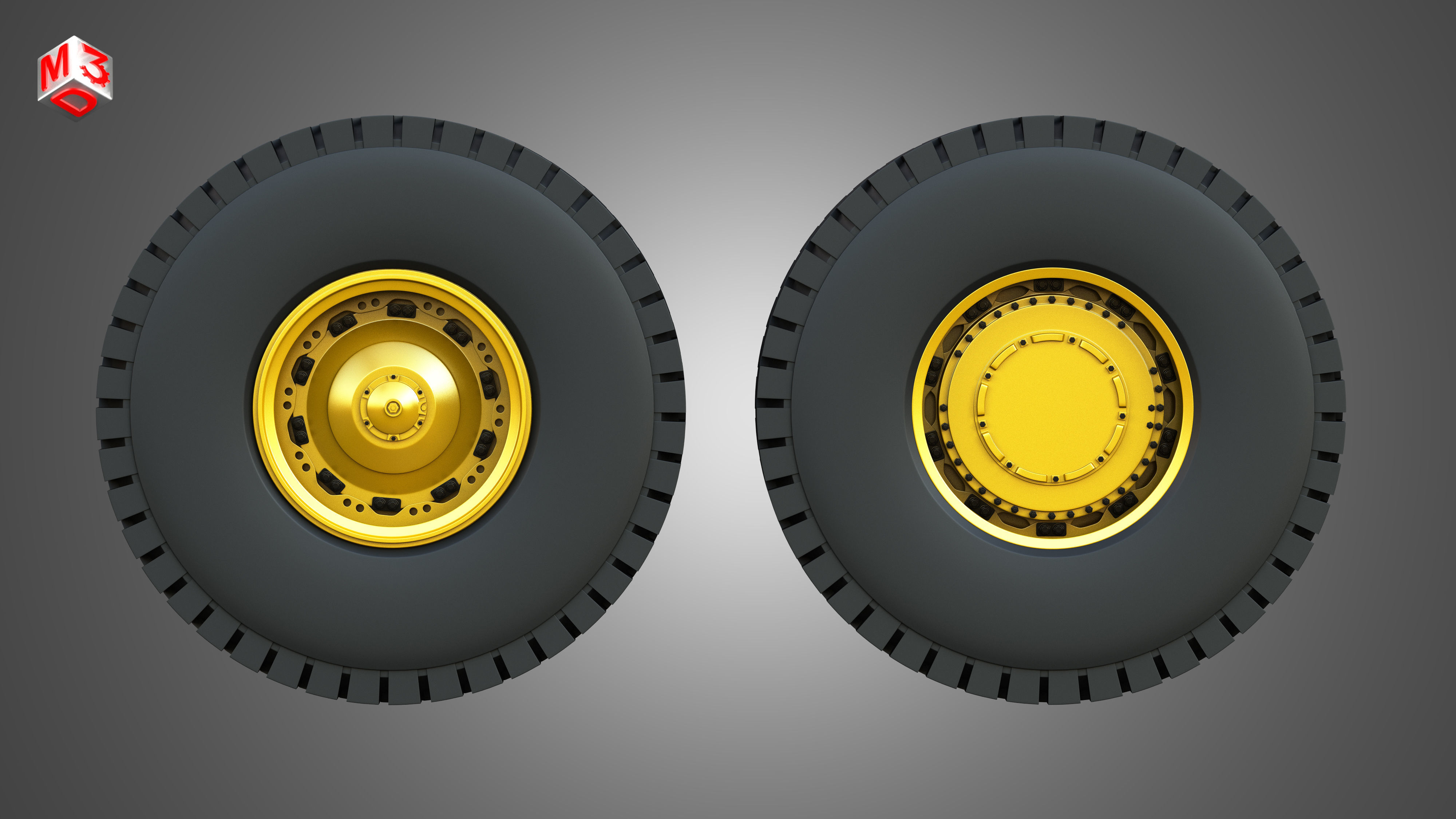 777 Water Solutions Truck - Wheels and Tires 3D model | CGTrader