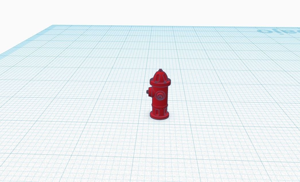 Fire Hydrant Scale H0 Ho 1-87 3D model 3D printable | CGTrader