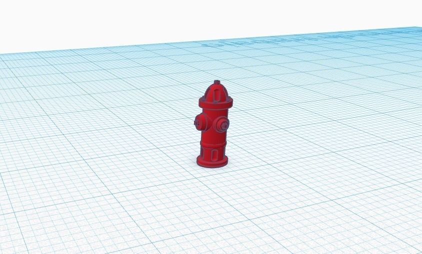 Fire Hydrant Scale H0 Ho 1-87 3D model 3D printable | CGTrader