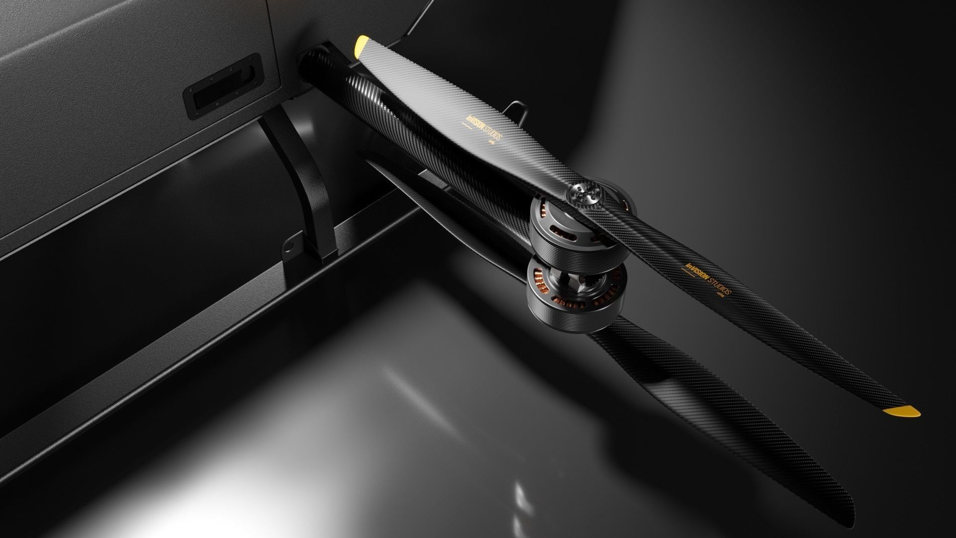 Cargo eVTOL Drone 3D model rigged | CGTrader