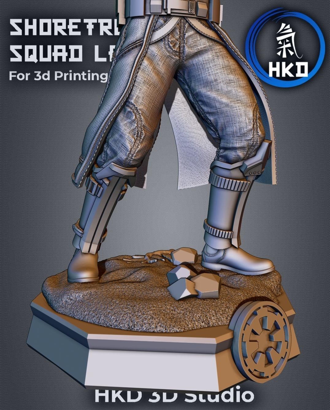 Shore trooper Squad leader Fan art Star wars 3D model 3D printable ...