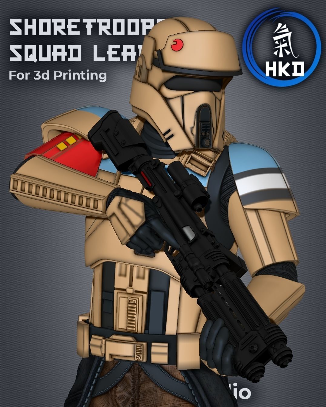 Shore trooper Squad leader Fan art Star wars 3D model 3D printable ...