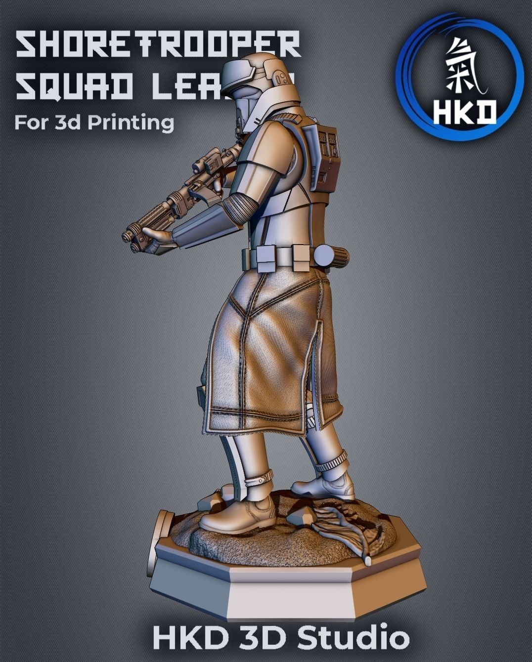 Shore trooper Squad leader Fan art Star wars 3D model 3D printable ...