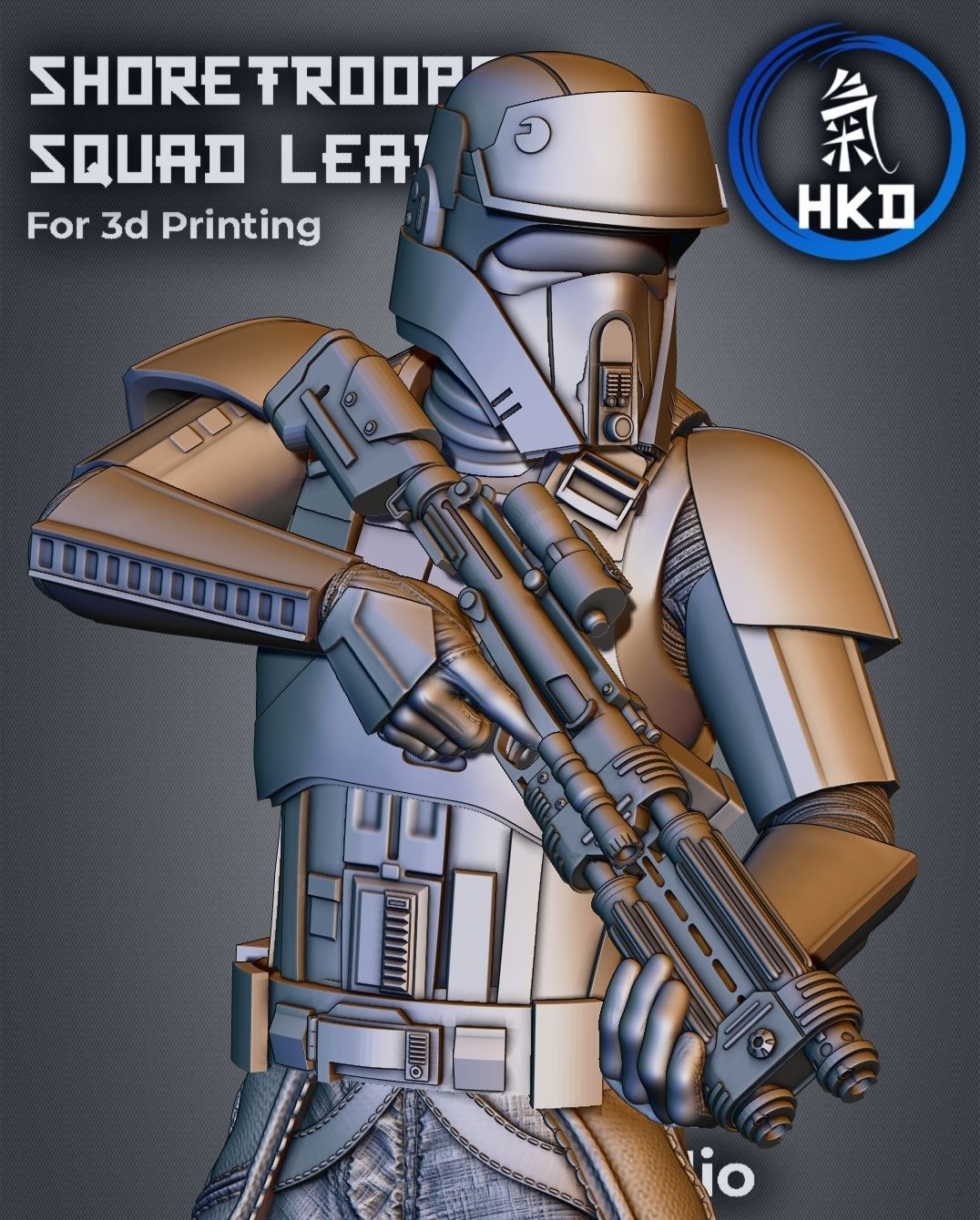 Shore trooper Squad leader Fan art Star wars 3D model 3D printable ...