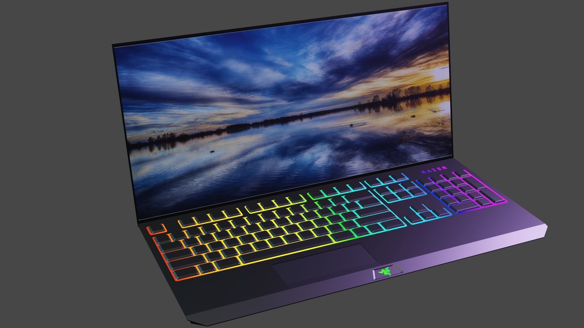Razor Gaming laptop 3D model | CGTrader